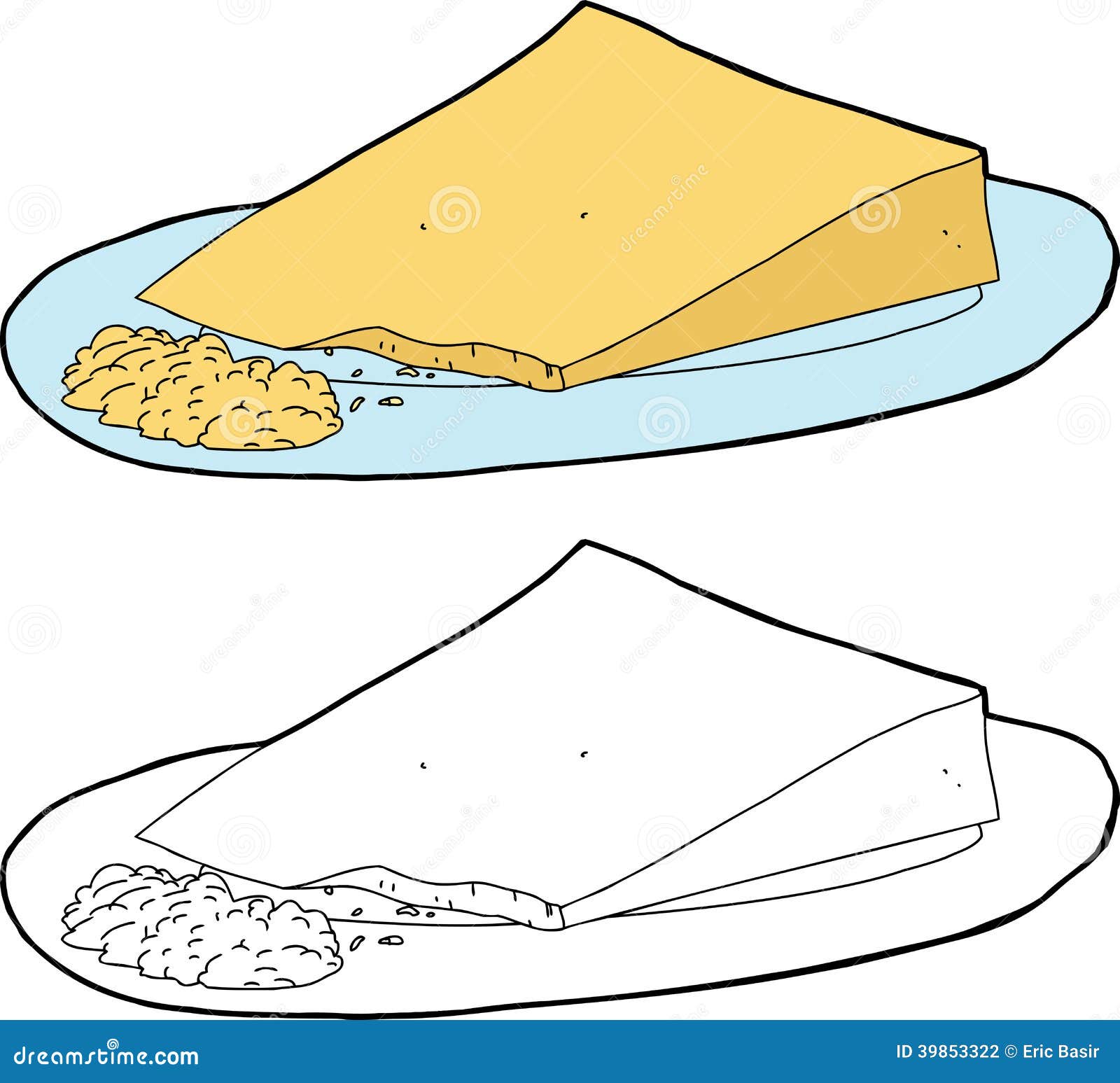 Grated Cheese and Wedge stock vector. Illustration of parmesan - 39853322