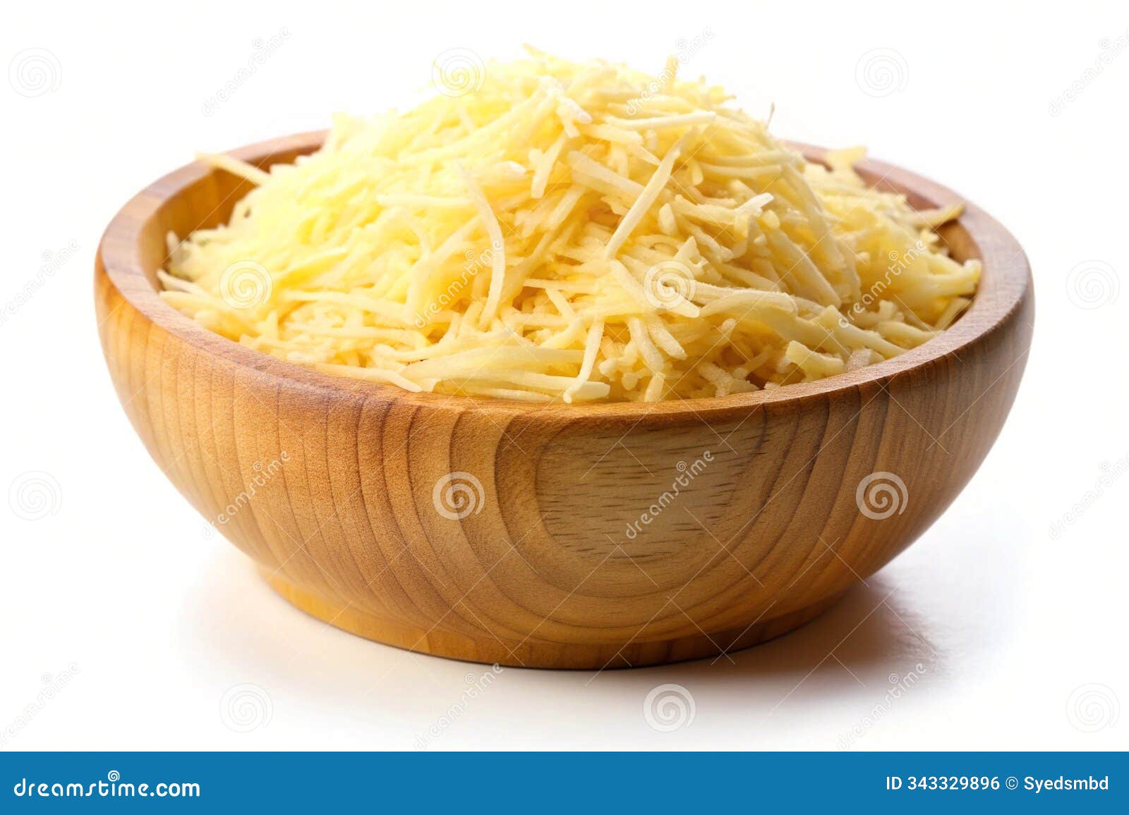 Grated Cheese With Slice Isolated On A White Background Generative AI ...