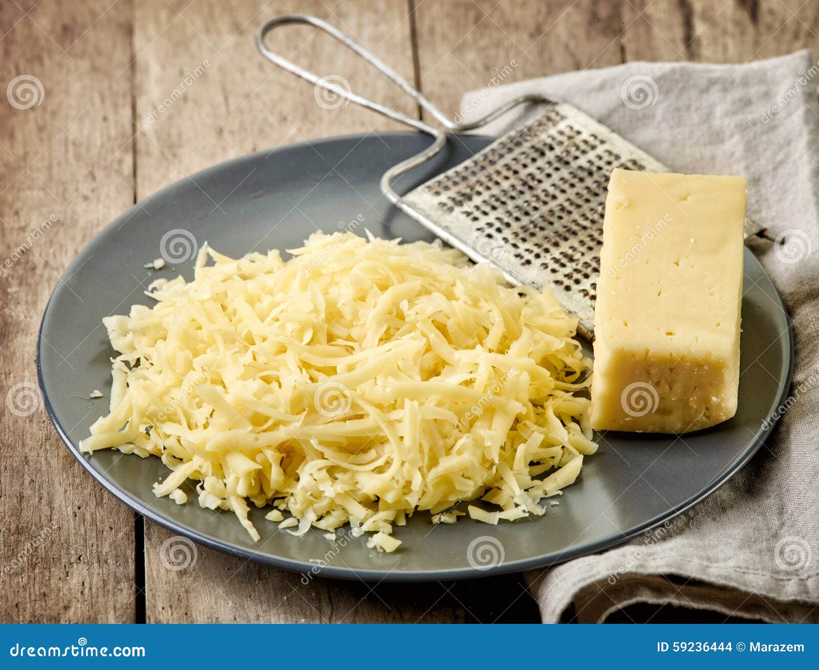 Grated cheese stock photo. Image of grated, piece, diet - 59236444