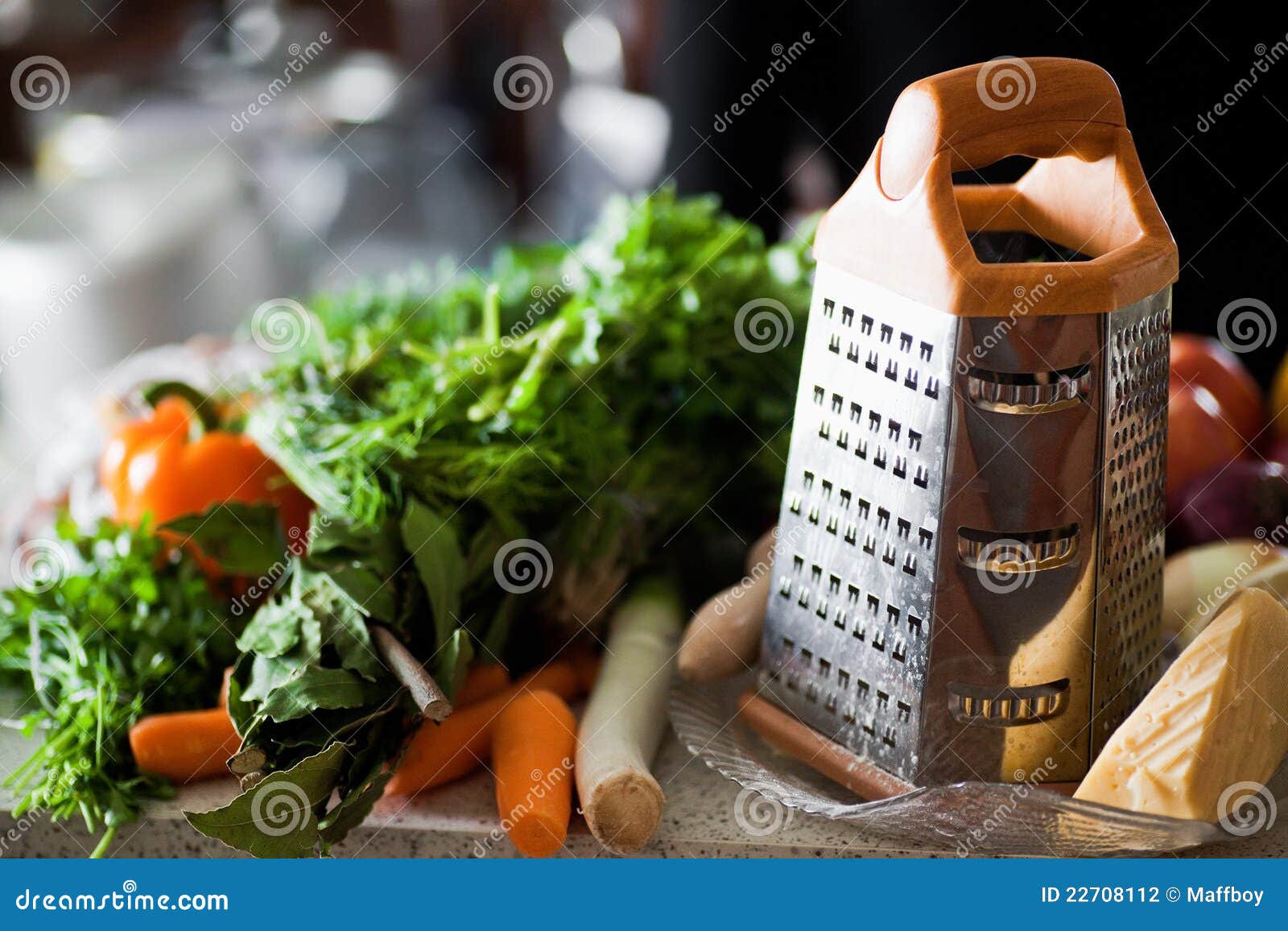 Grated fresh vegetables stock photo. Image of metallic - 22708112