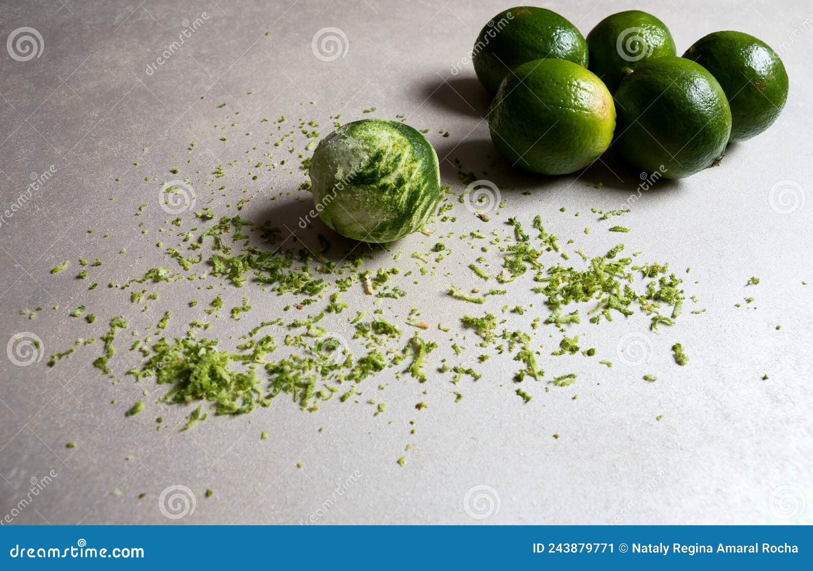 Grated Lemon with Zest Scattered Stock Image - Image of essence, lemon ...