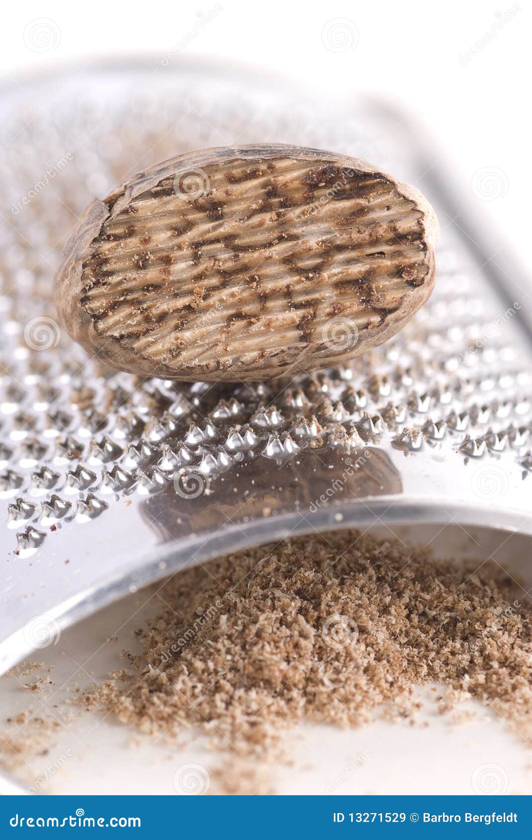 Grated Nutmeg stock image. Image of spice, grated, close - 13271529