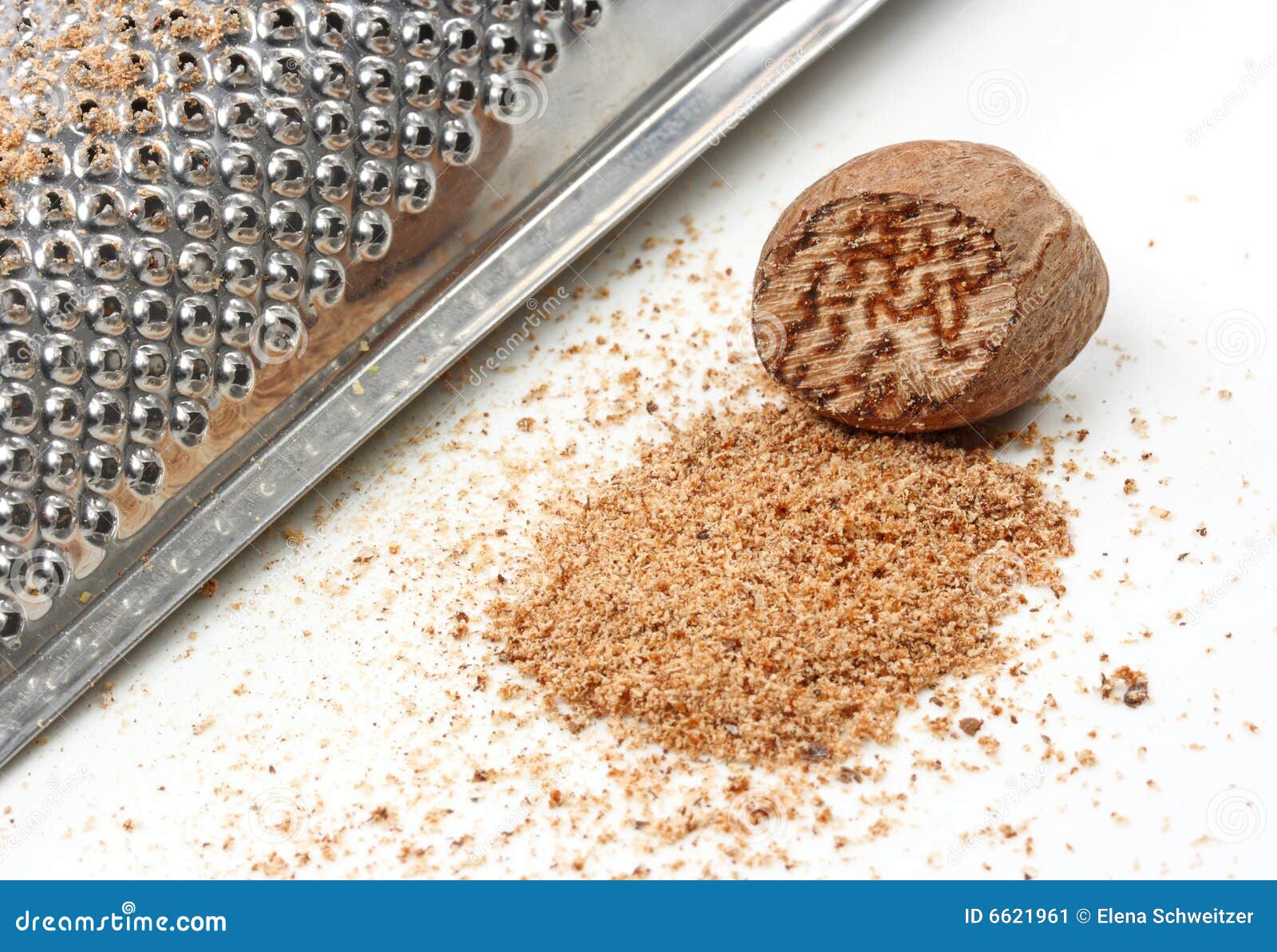 Grated nutmeg stock image. Image of food, scent, grater - 6621961