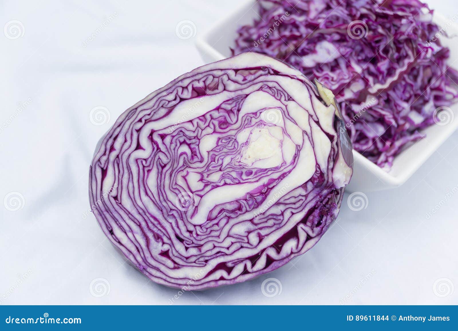 Grated red cabbage stock photo. Image of produce, grated - 89611844