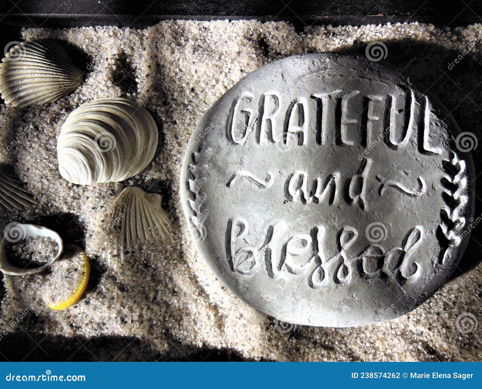 Grateful and Blessed Illustration Stock Photo - Image of appreciation ...