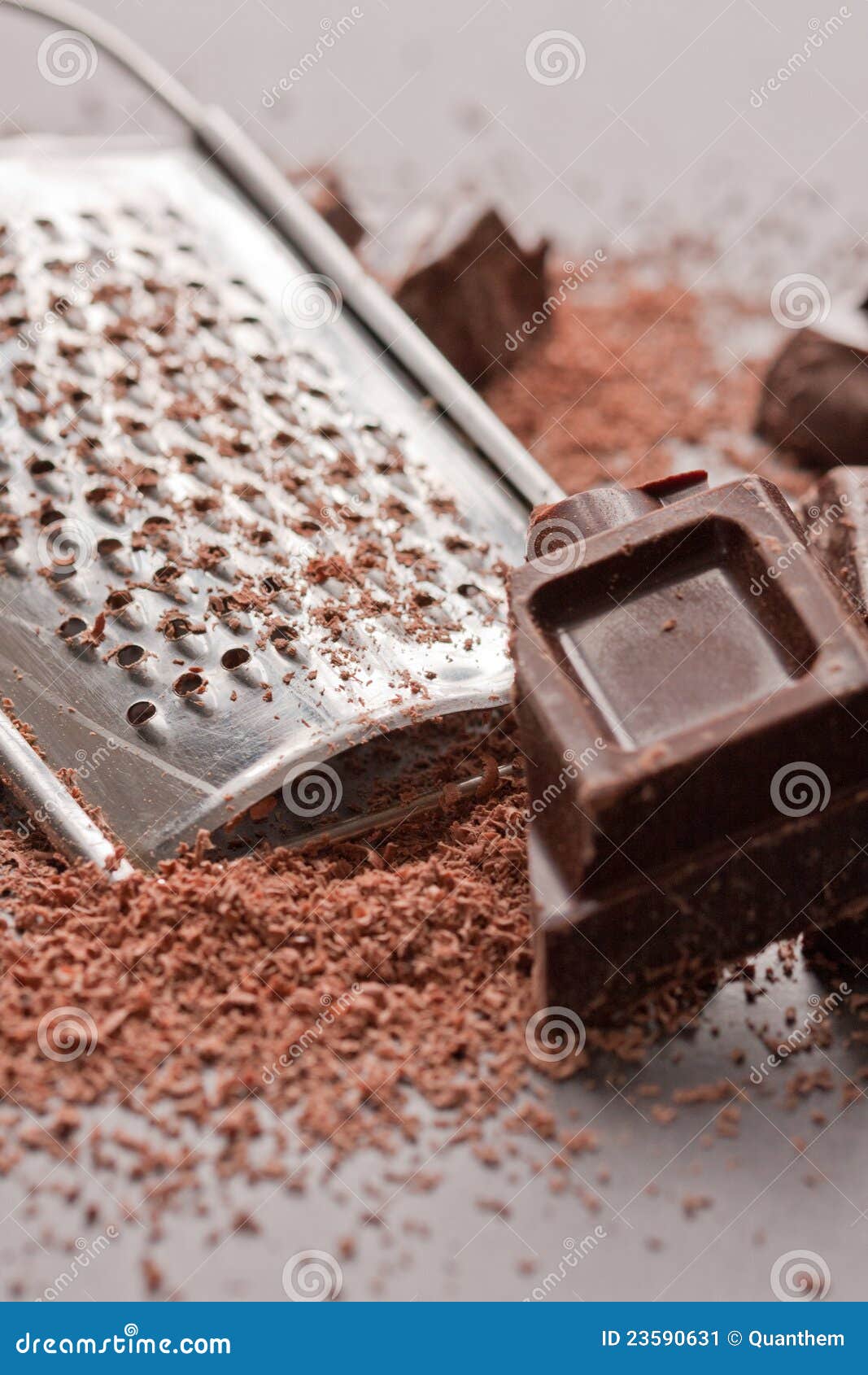 Grater and chocolate stock image. Image of studio, grater - 23590631