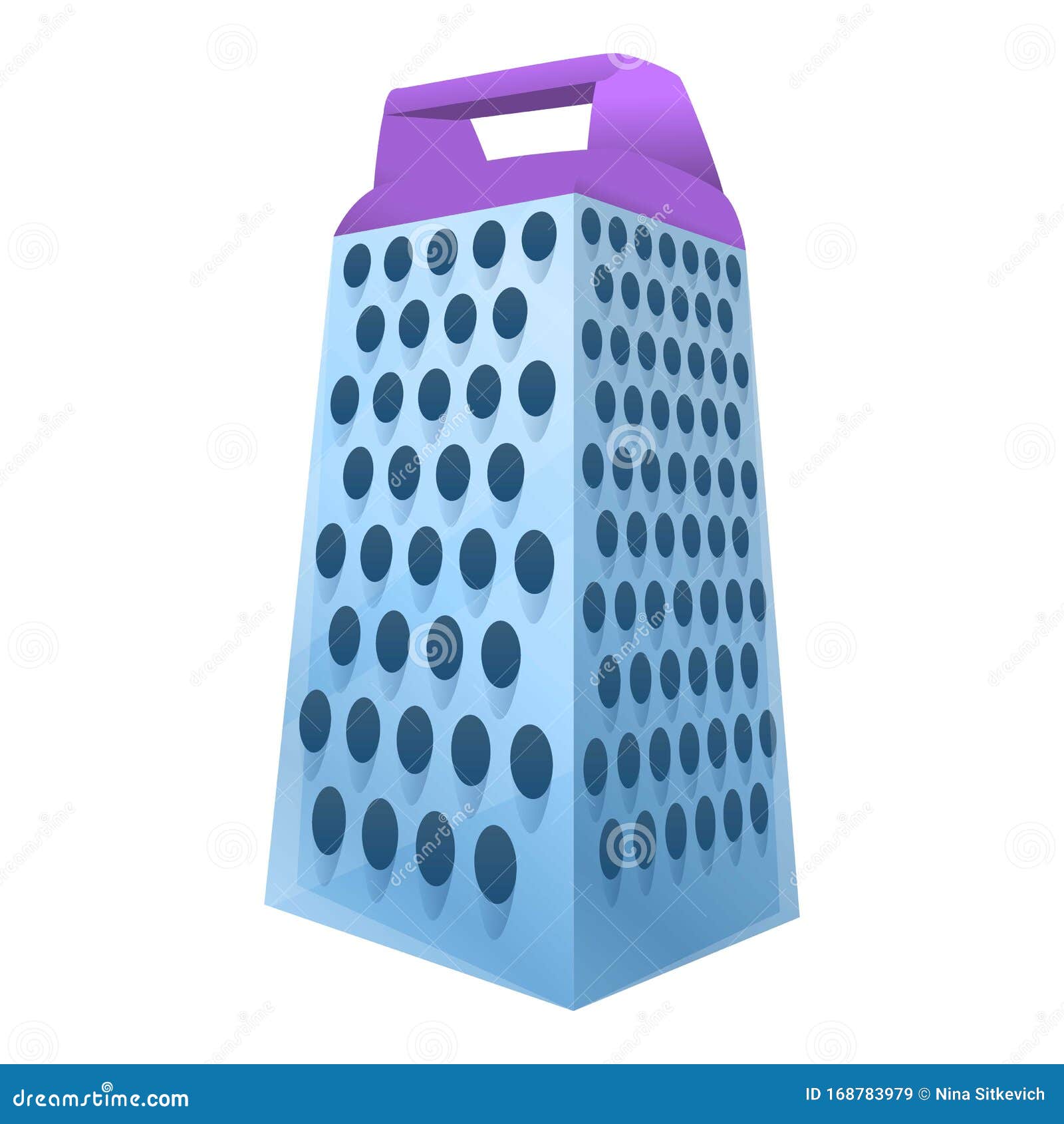 Grater icon, cartoon style stock vector. Illustration of graphic ...