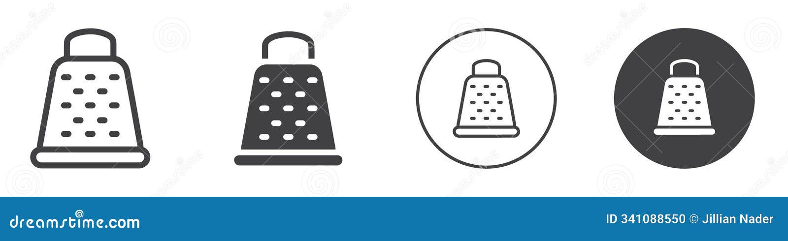 Grater Icon Simple Outline Vector Logo Stock Illustration ...