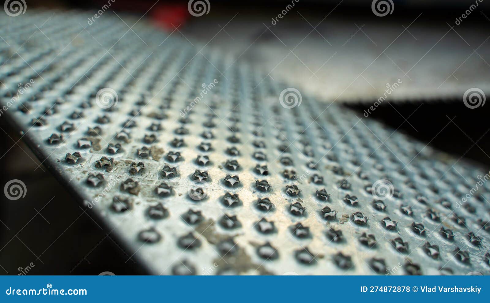 Grater for Leveling Foam Close-up. Grinding Grater for Styrofoam Stock ...