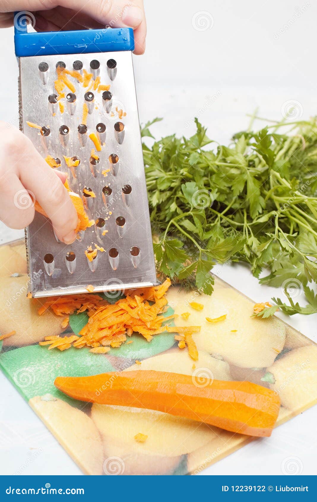 Grating carrot stock photo. Image of juice, natural, preparation - 12239122