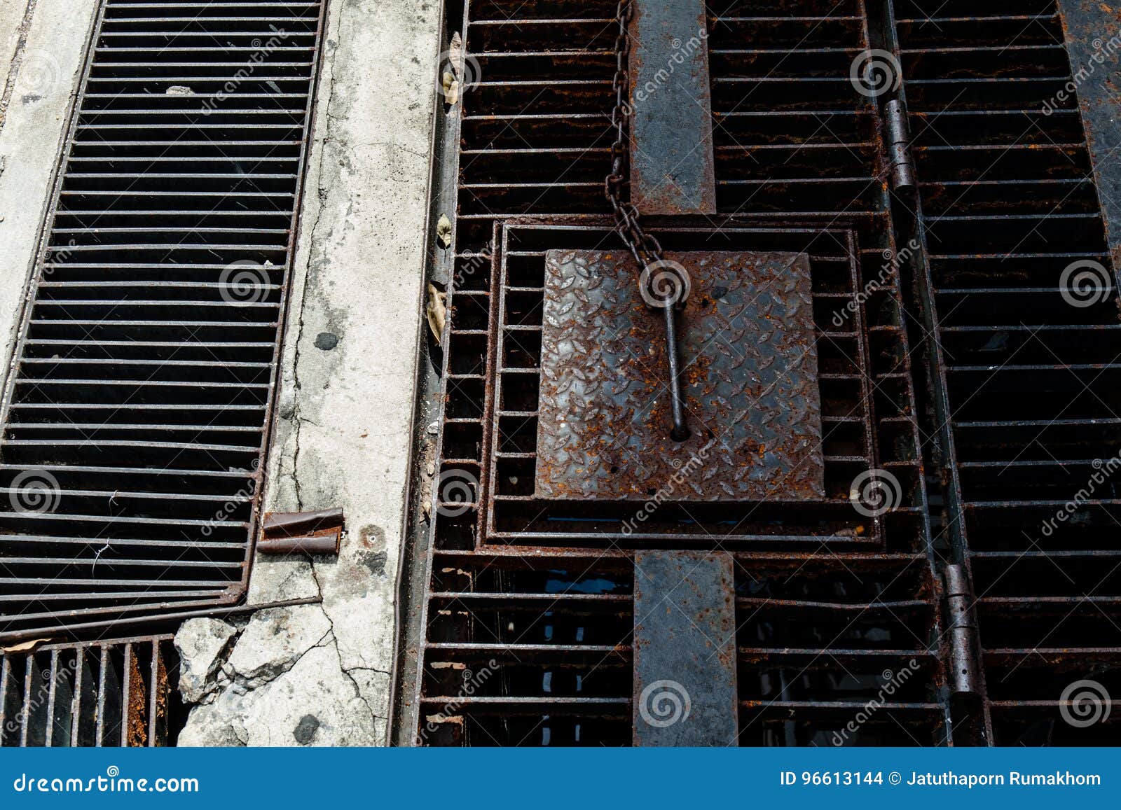 Grating steel stock photo. Image of rust, house, decay - 96613144