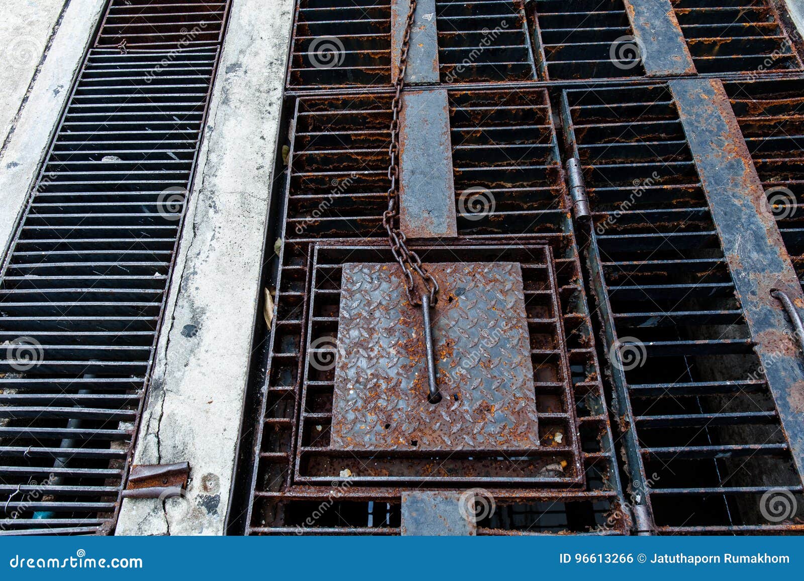 Grating steel stock photo. Image of texture, brick, grid - 96613266