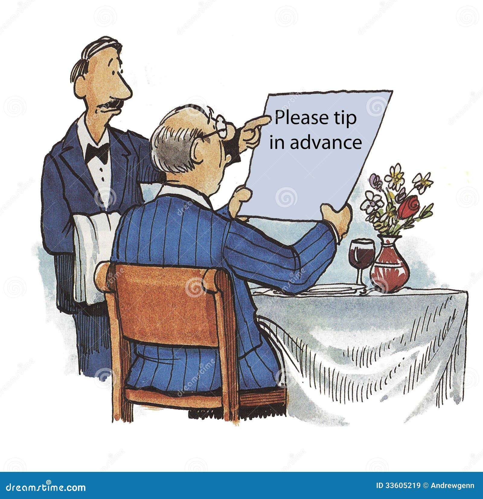 Gratuity stock illustration. Illustration of restaurant - 33605219