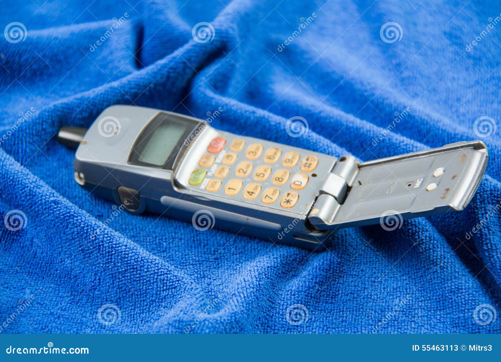 Graue alte Handys stockbild. Bild von hörer, elektronik - 55463113