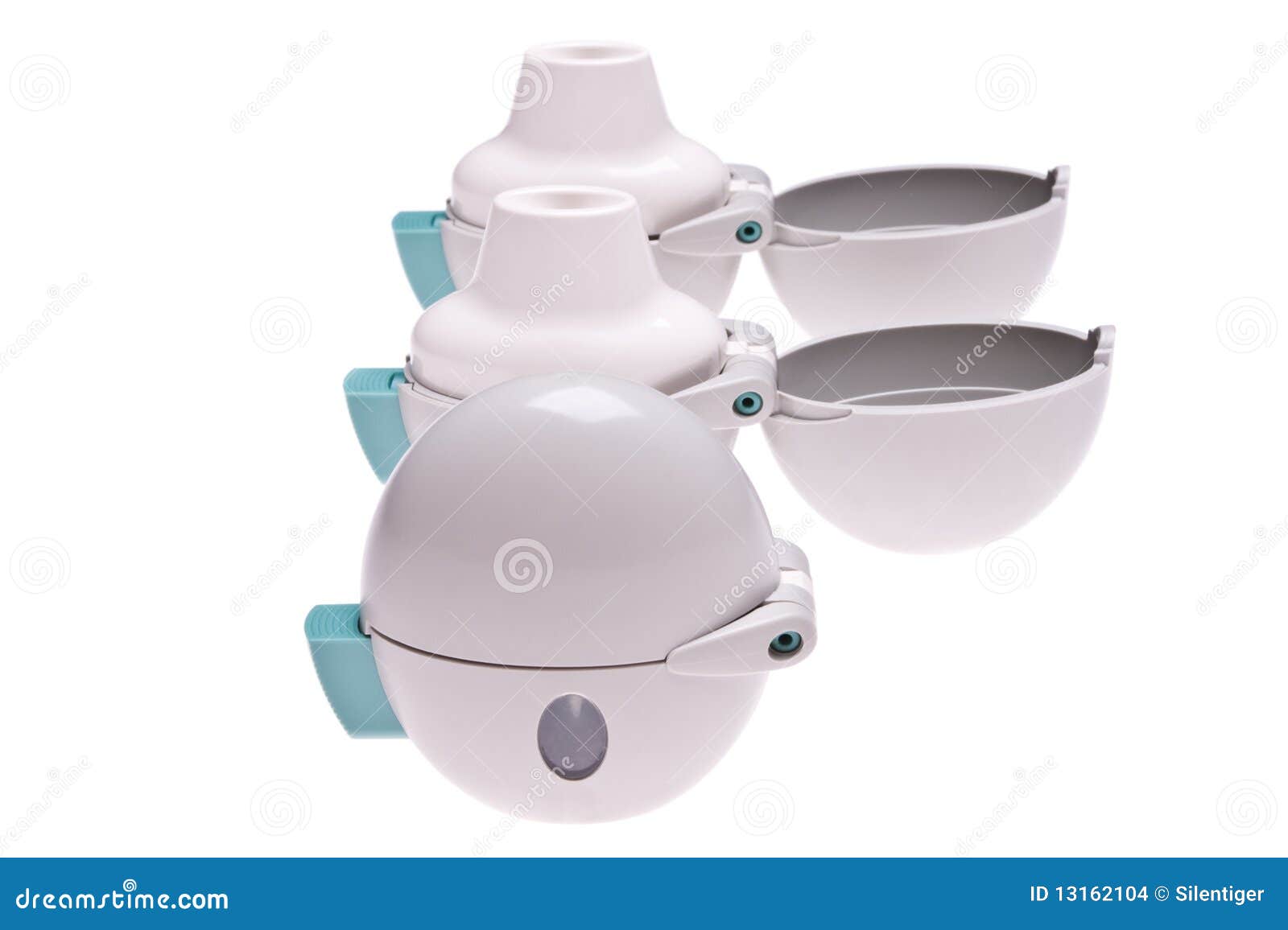 Graue Inhalatoren stockfoto. Bild von atem, atmungs, system - 13162104