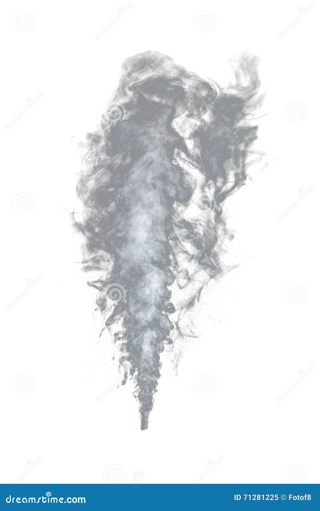 Grauer Rauch stockbild. Bild von duft, ausschnitt, grau - 71281225