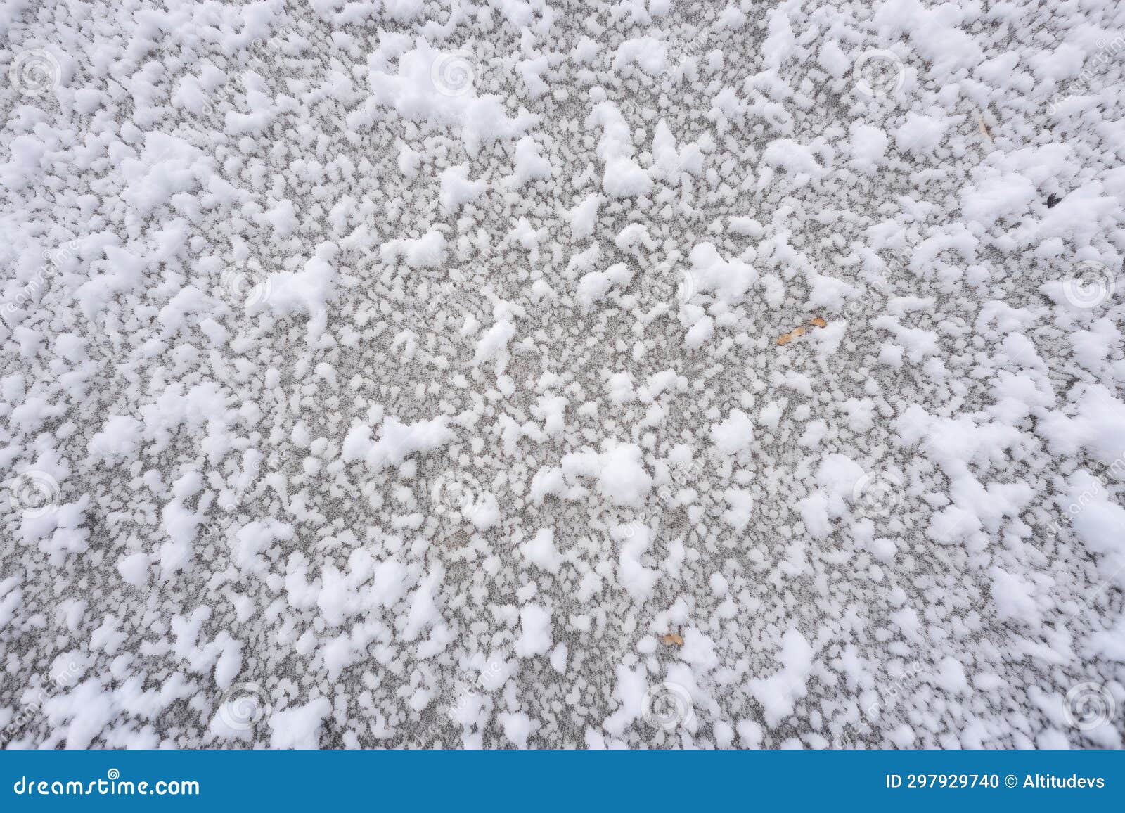 Graupel, Snow Pellets Or Soft Hail In Hand On Blurred Background. Form ...