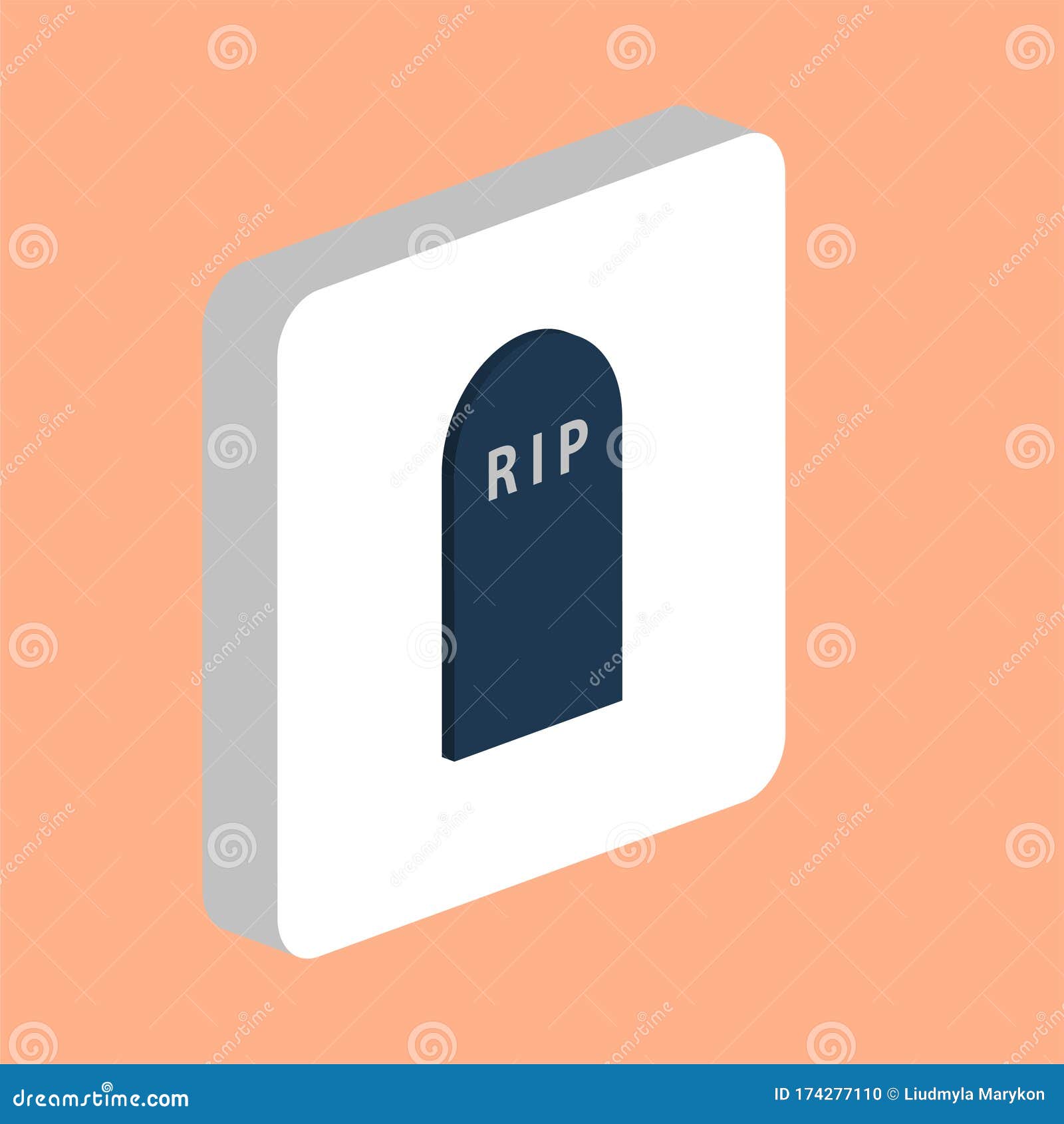 Grave computer symbol stock illustration. Illustration of commentary ...