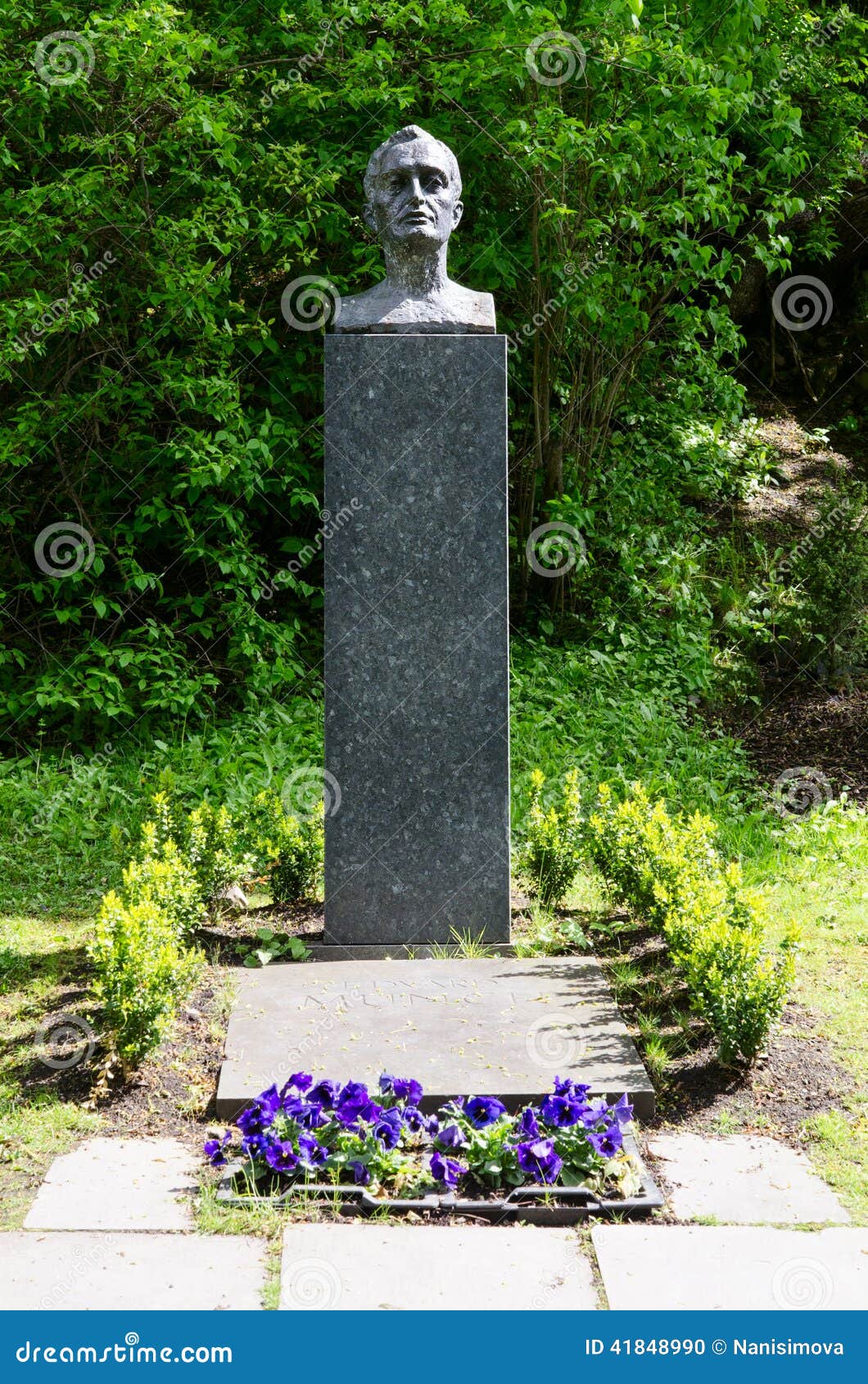 Tomb Of Edvard Grieg And His Wife Royalty-Free Stock Photography ...