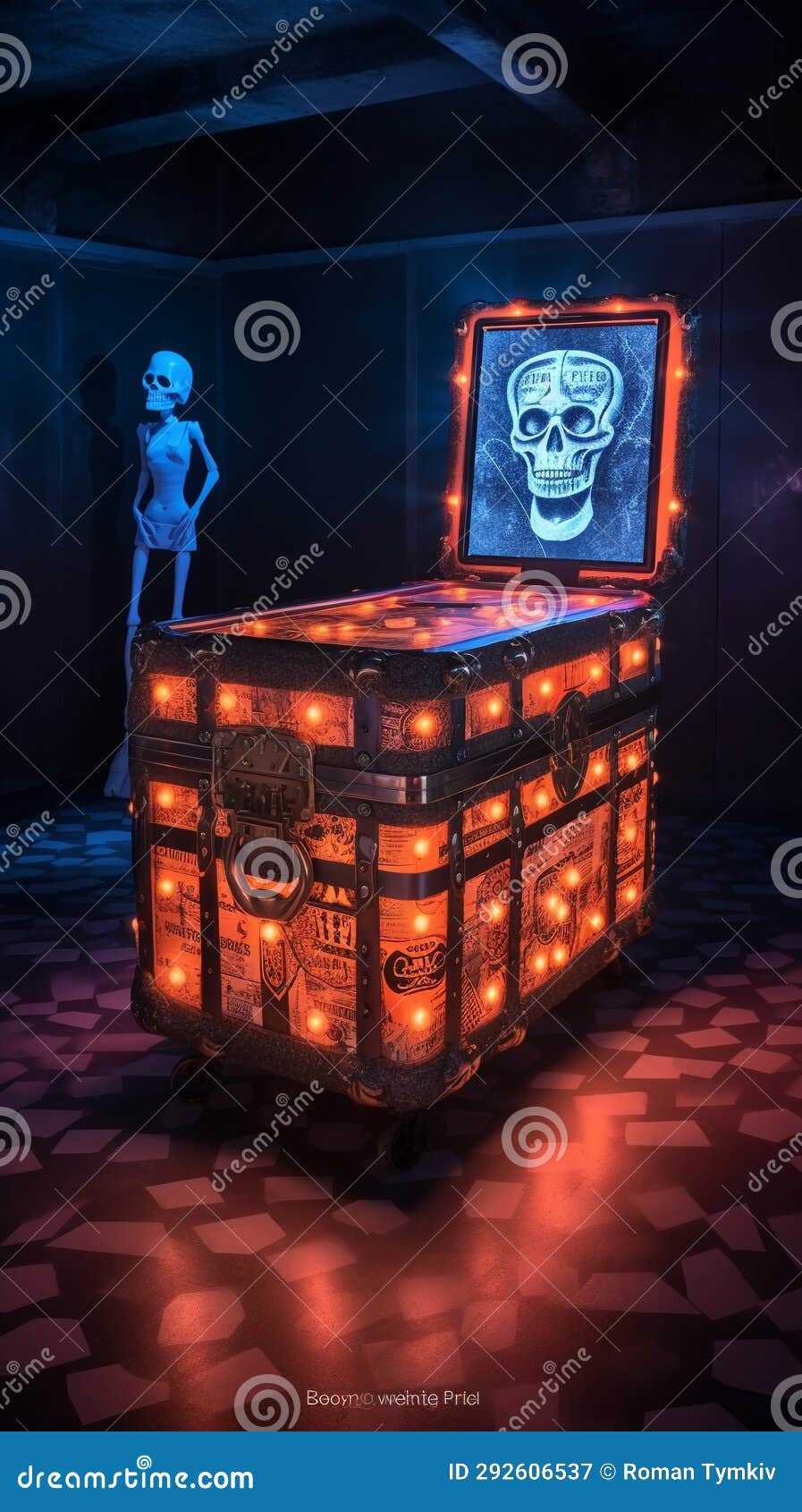 Grave Grid - Magic Prototype Stock Illustration - Illustration of ...