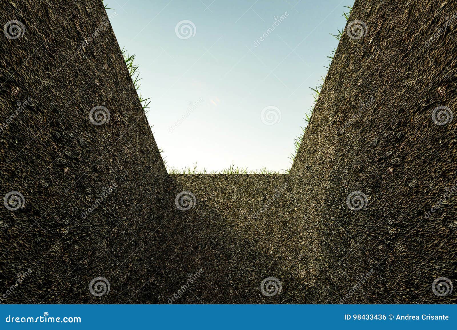 Grave hole stock illustration. Illustration of moon, creepy - 98433436