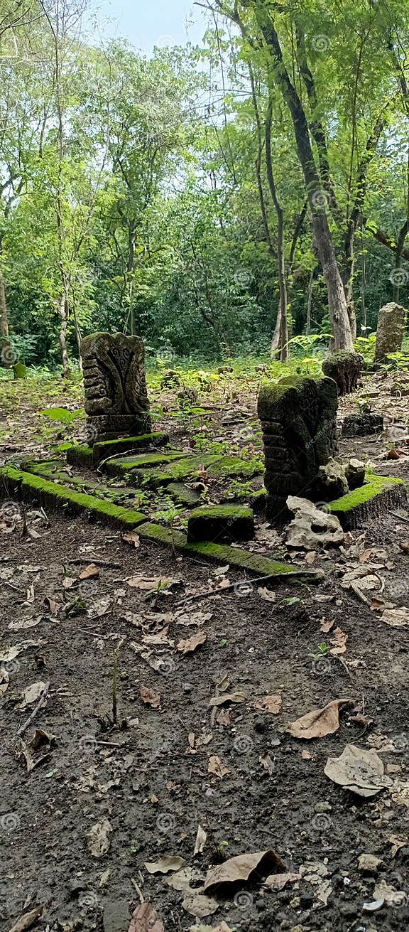 Grave a Mysterious Message in the World Stock Image - Image of world ...