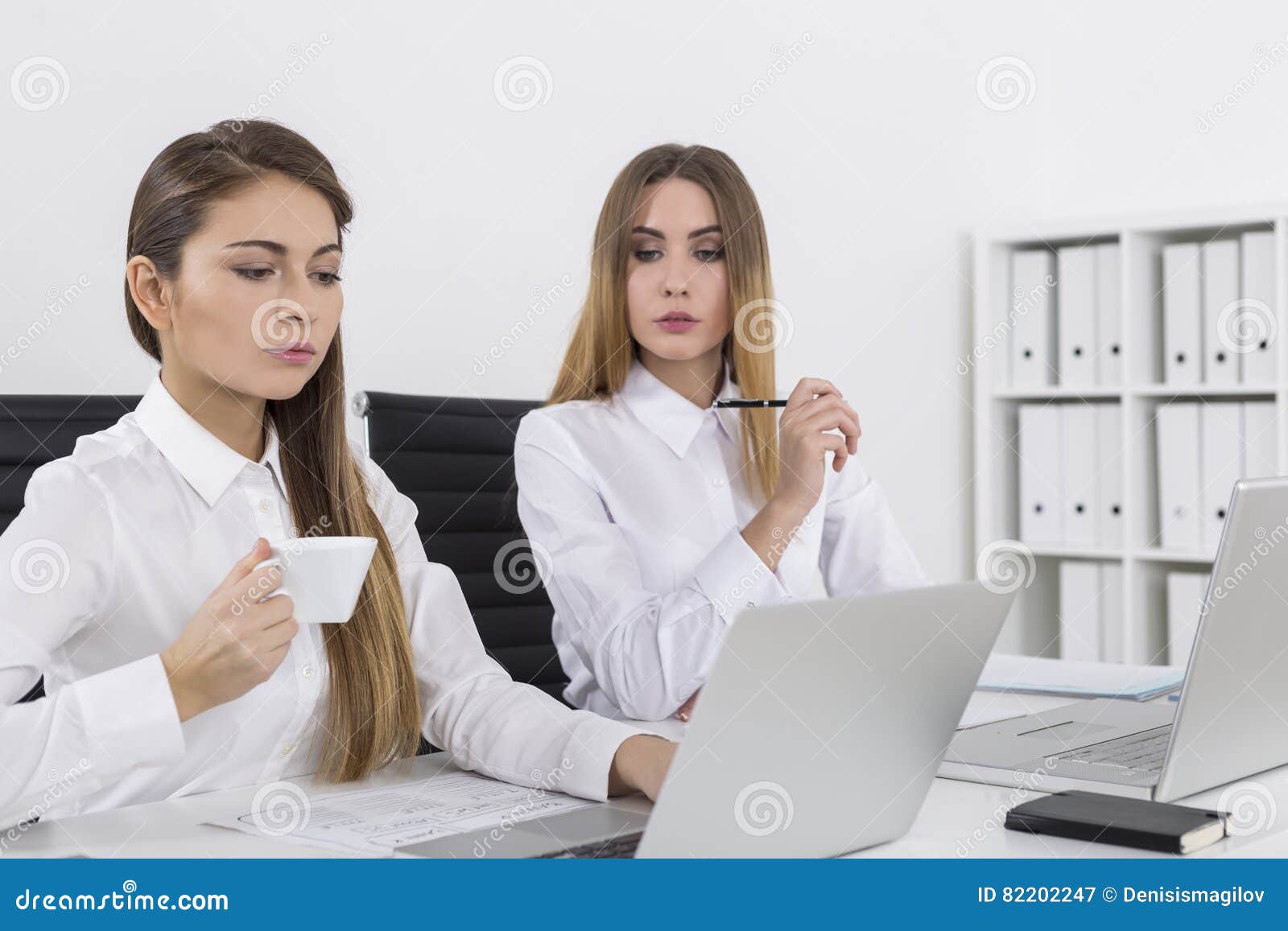 Grave Serious Office Employees Stock Image - Image of office, concept ...