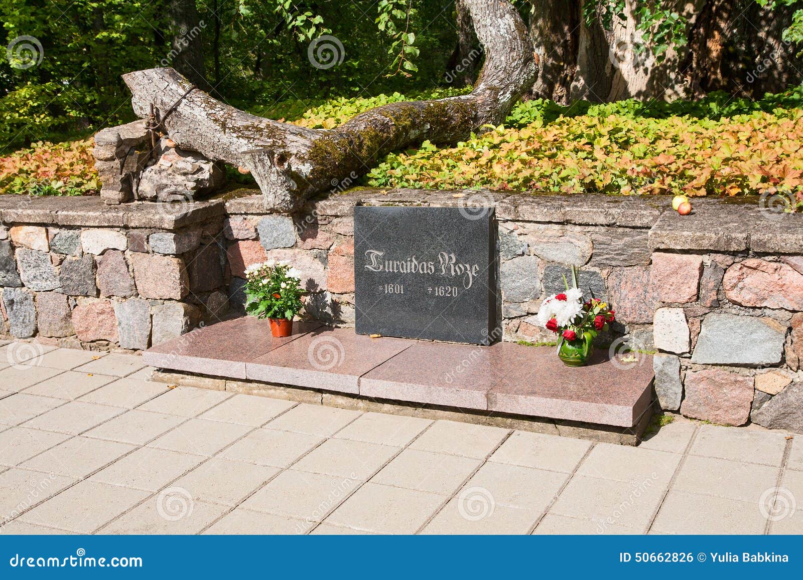Grave of Turaida Rose stock photo. Image of gravestone - 50662826