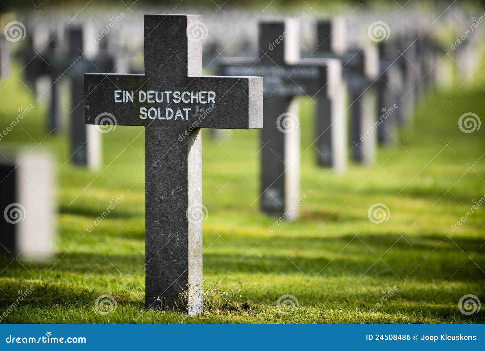 Grave of Unknown German Soldier Stock Photo - Image of grass ...