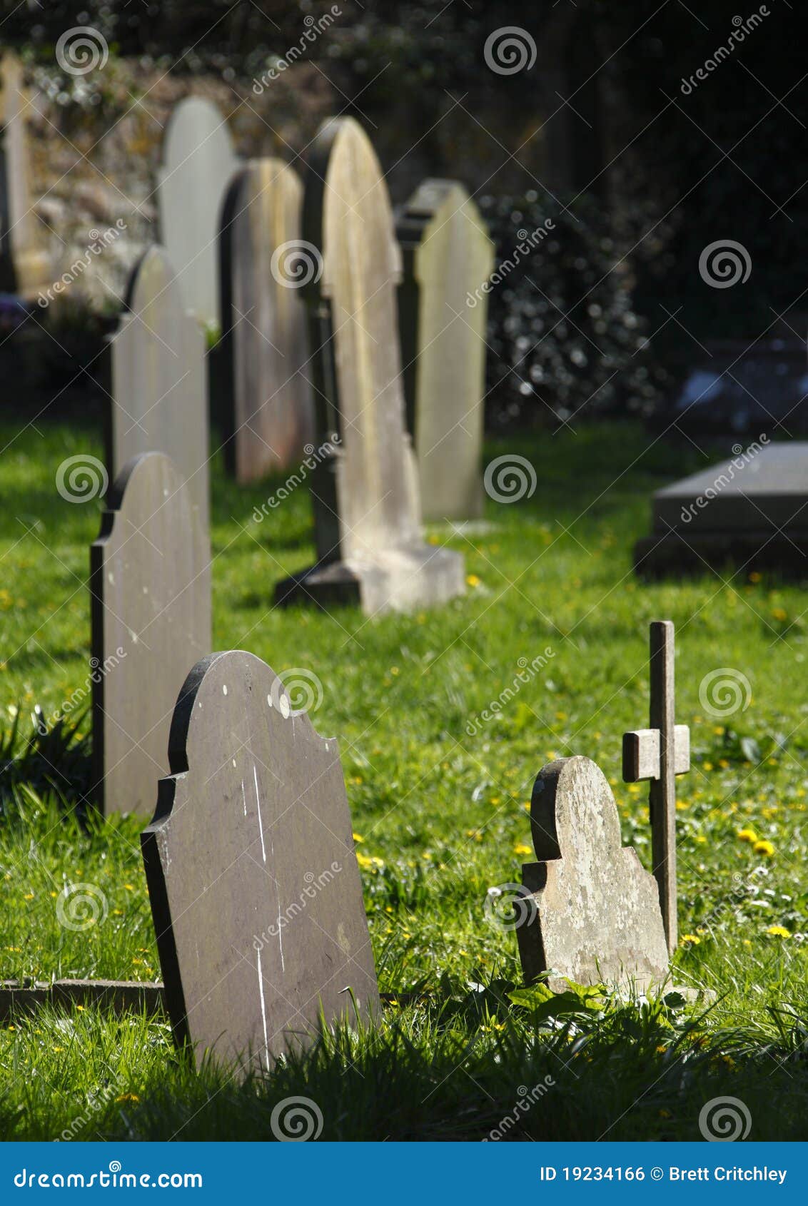 Grave yard stock photo. Image of funerals, history, honouring - 19234166