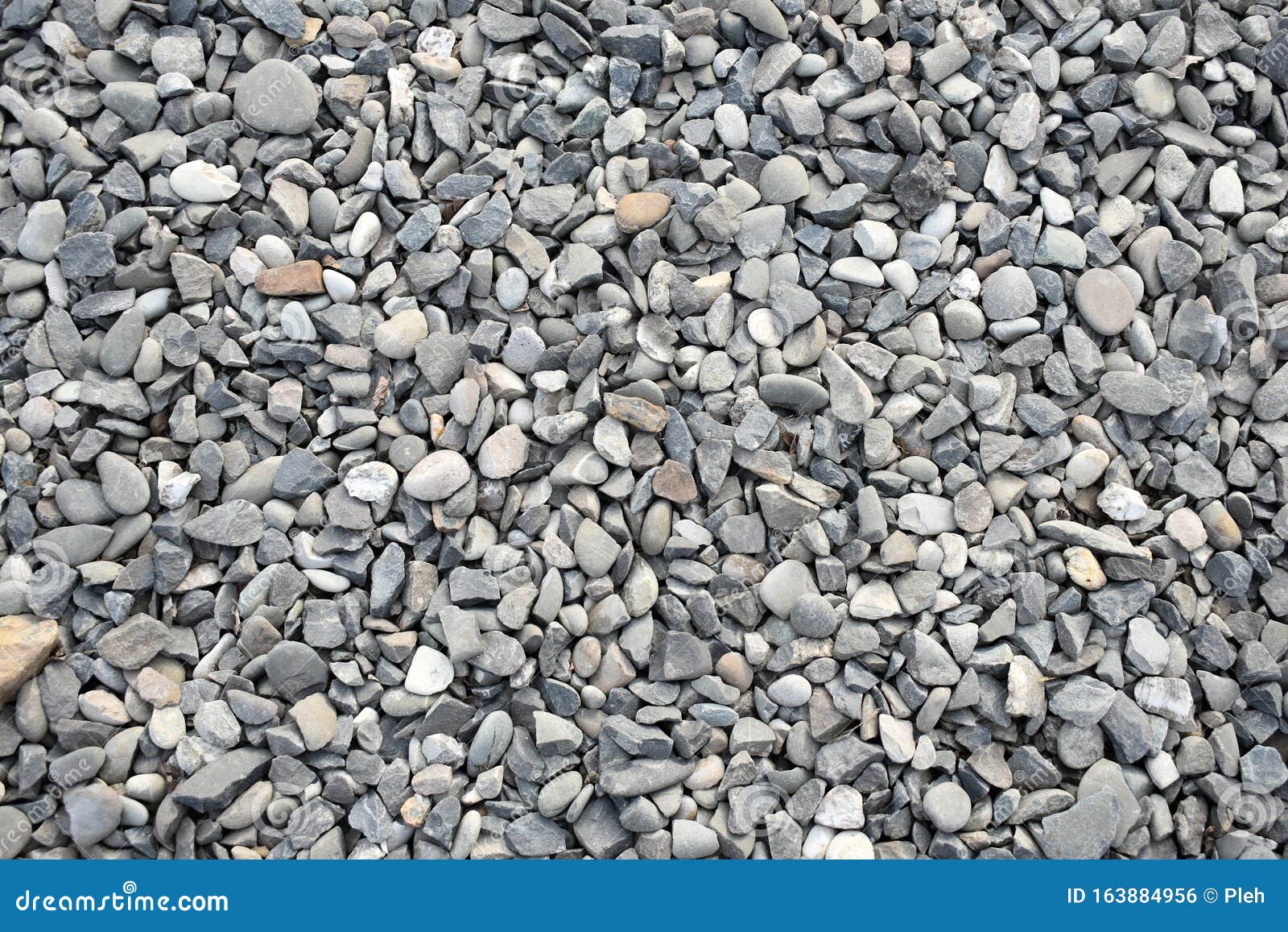 Gravel Background with Small and Medium Size Stones Stock Photo - Image ...