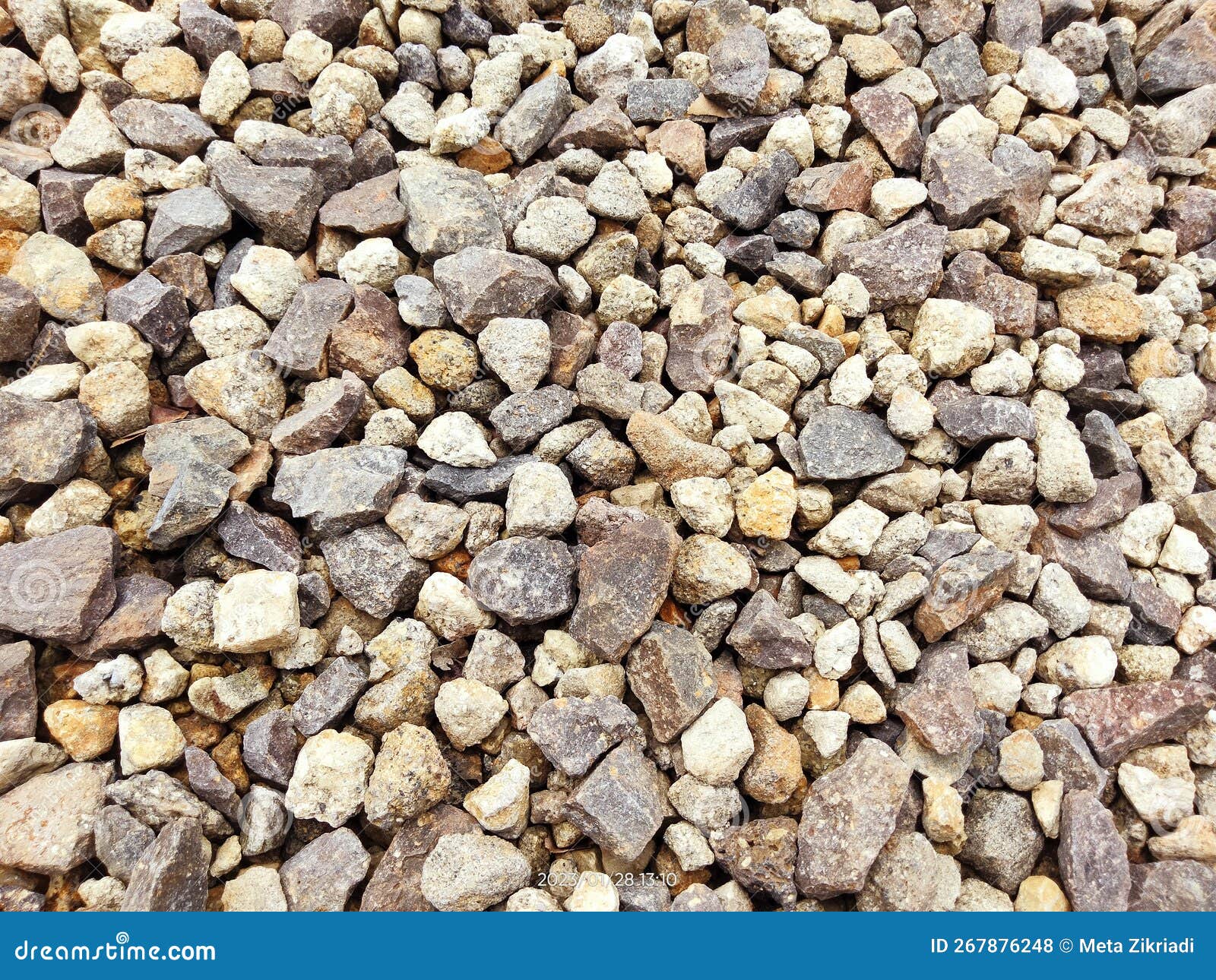Gravel crush stock photo. Image of river, gravel, ground - 267876248