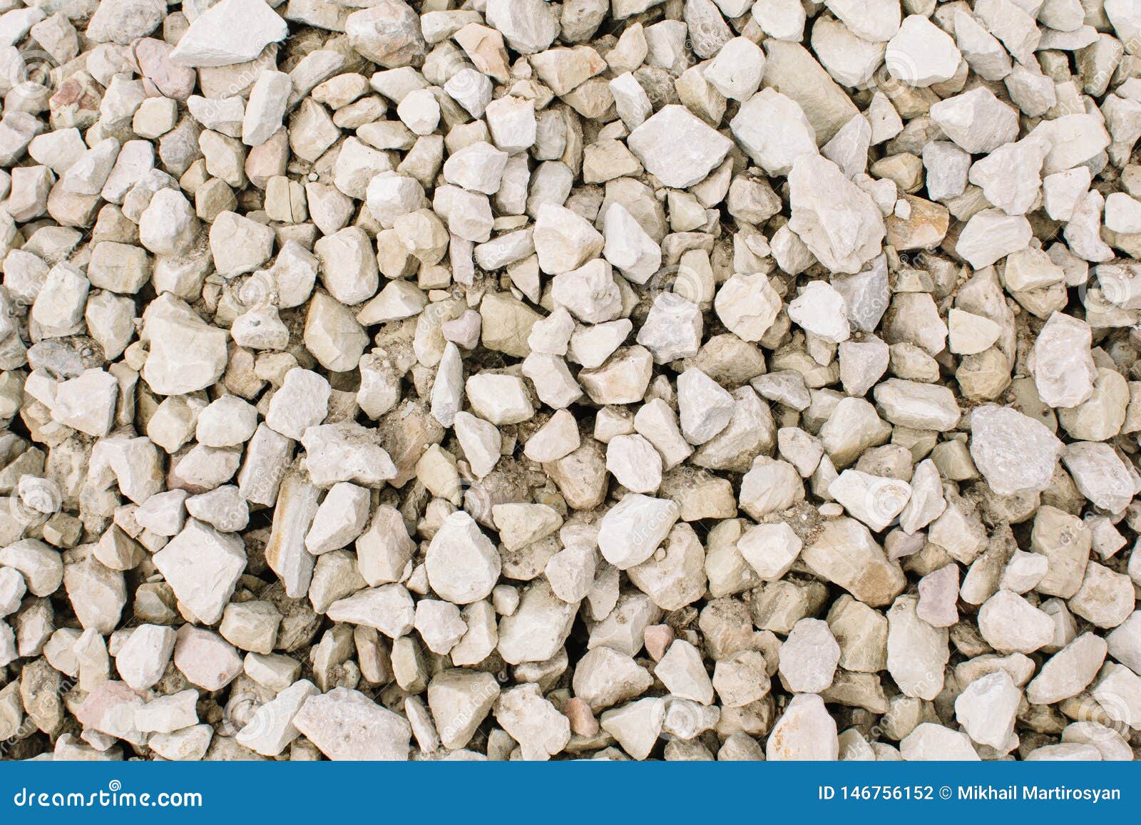 Gravel or Crushed Stone in Natural Light Texture Stock Photo - Image of ...