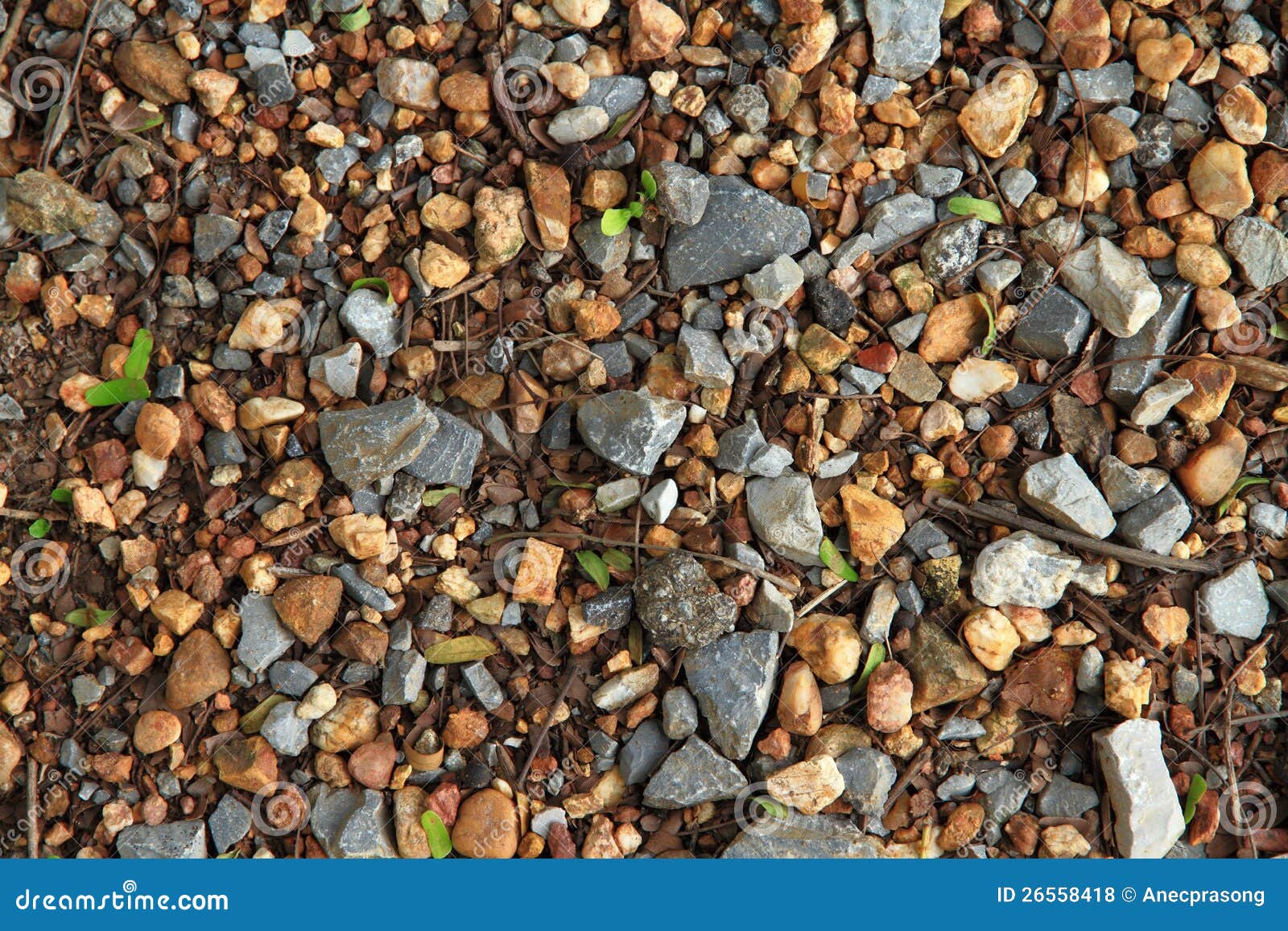 Gravel and little stone stock photo. Image of frame, architectural ...