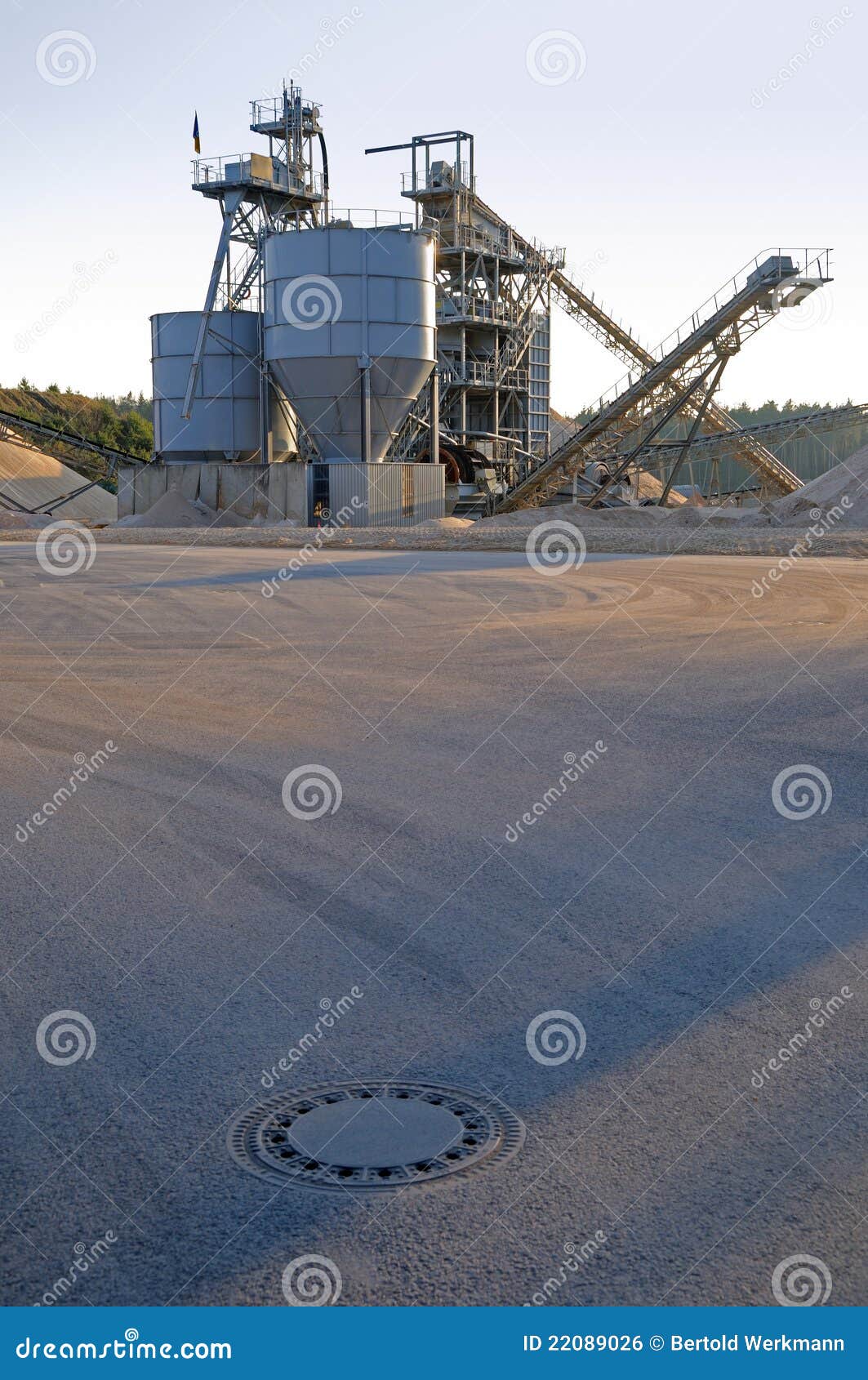Gravel pit stock photo. Image of earth, nature, tool - 22089026