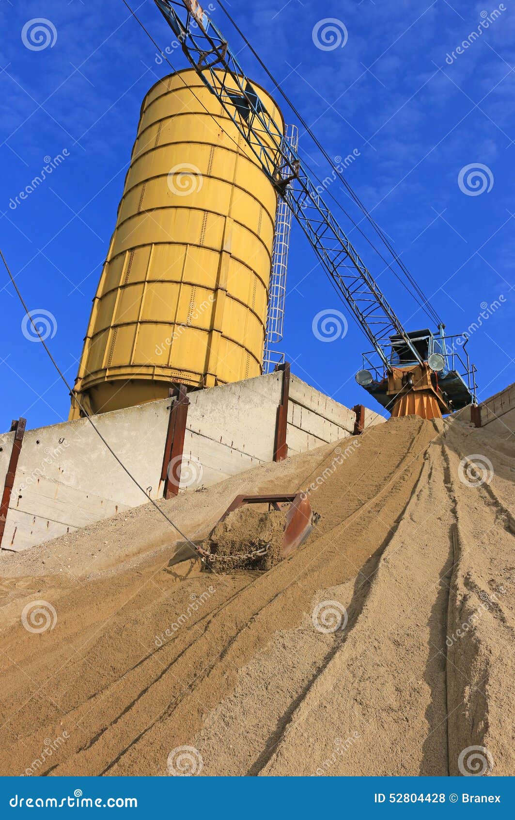 Gravel pit stock photo. Image of business, materials - 52804428