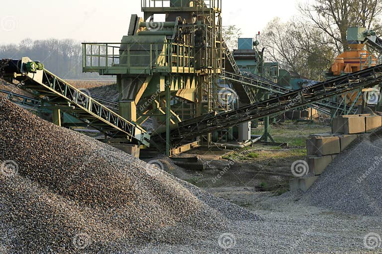 Gravel pit stock image. Image of granite, openpit, excavation - 106359633