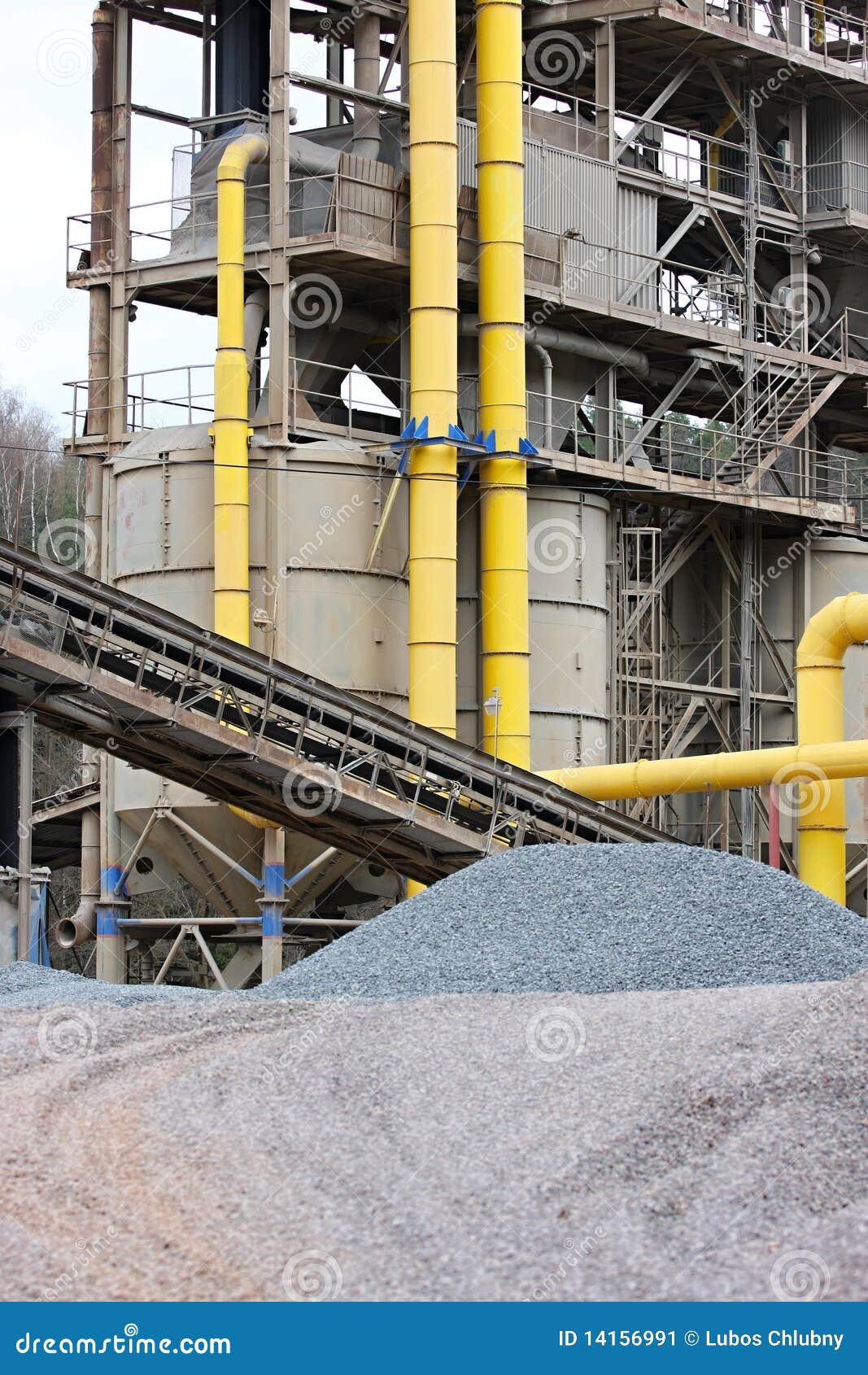 Gravel pits stock image. Image of environment, machine - 14156991