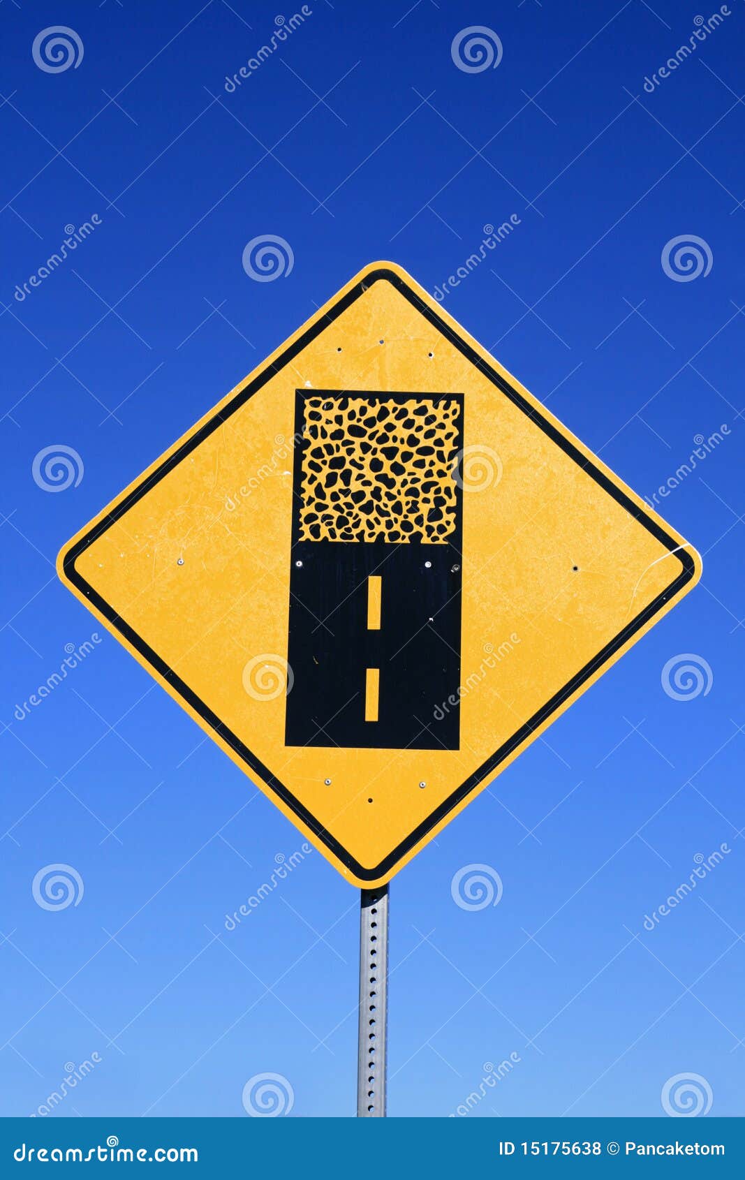 Gravel Road Sign Stock Photo | CartoonDealer.com #15175638