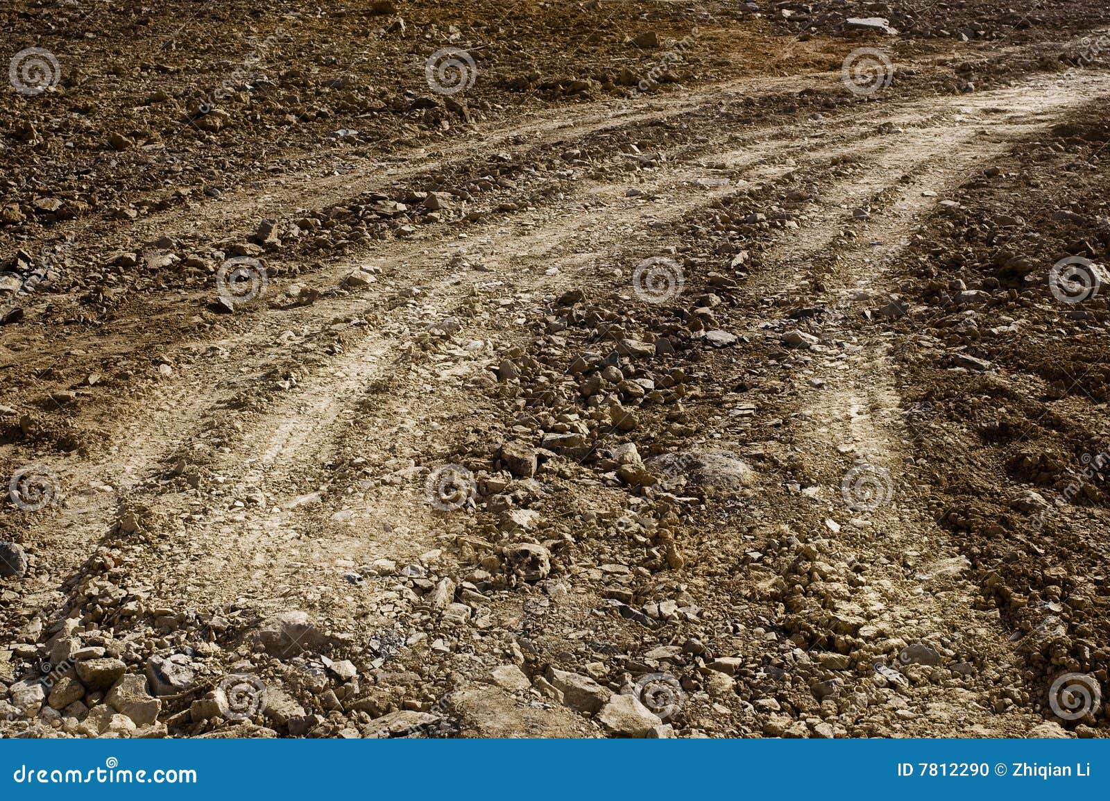 Gravel road track stock photo. Image of basic, dirty, tracks - 7812290