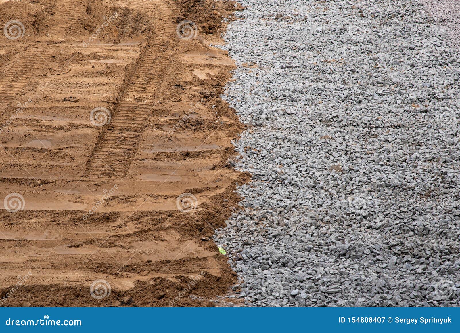 Gravel and Sand Texture for Background Stock Image - Image of surface ...