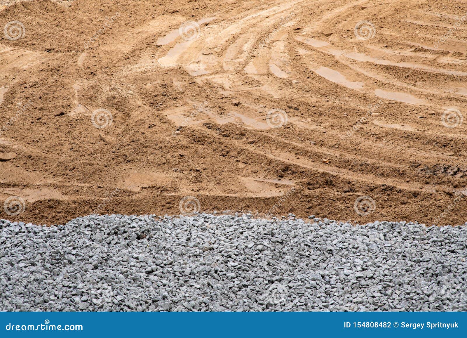 Gravel and Sand Texture for Background Stock Photo - Image of rock ...