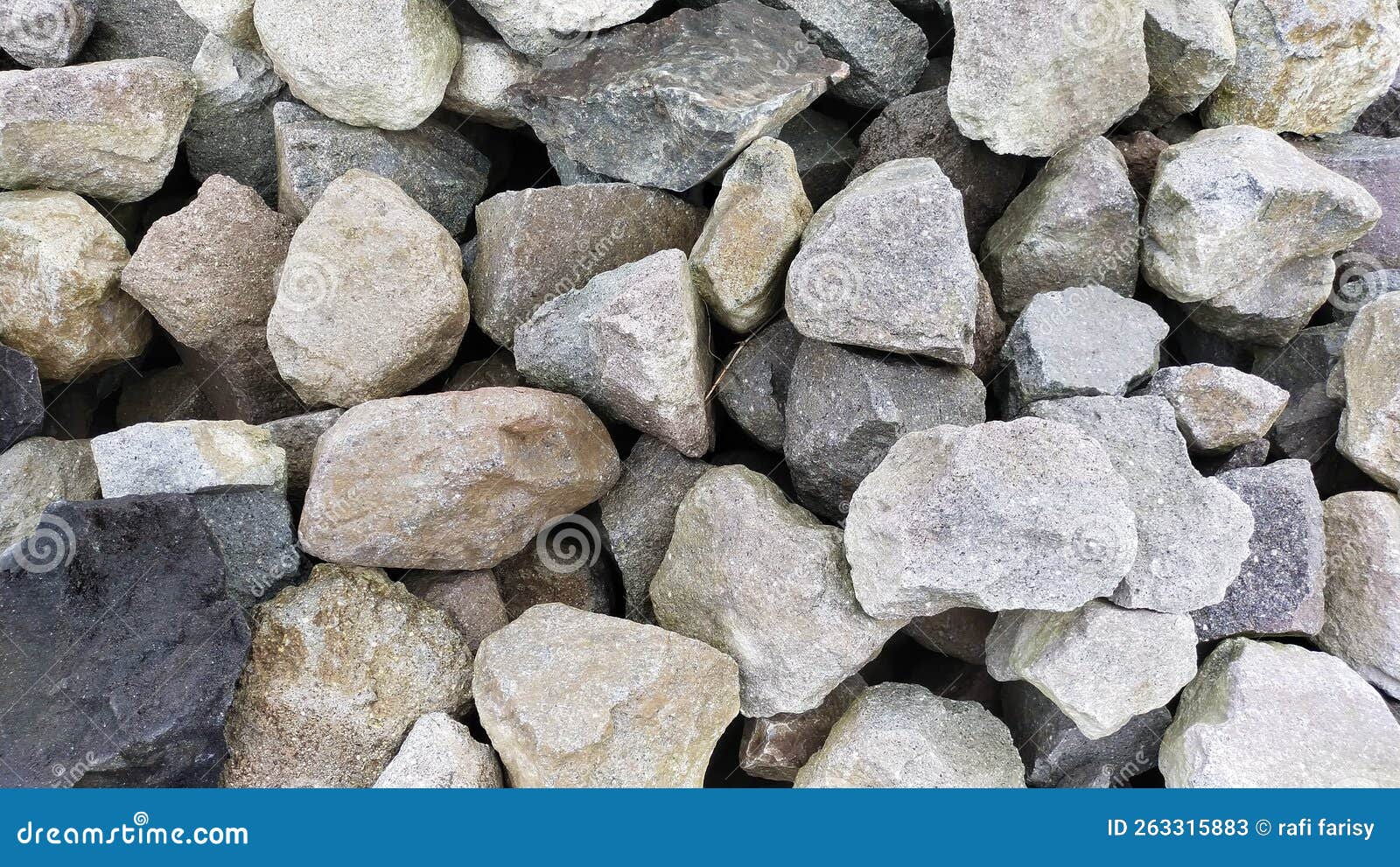 Gravel stones and rocks stock image. Image of bedrock - 263315883