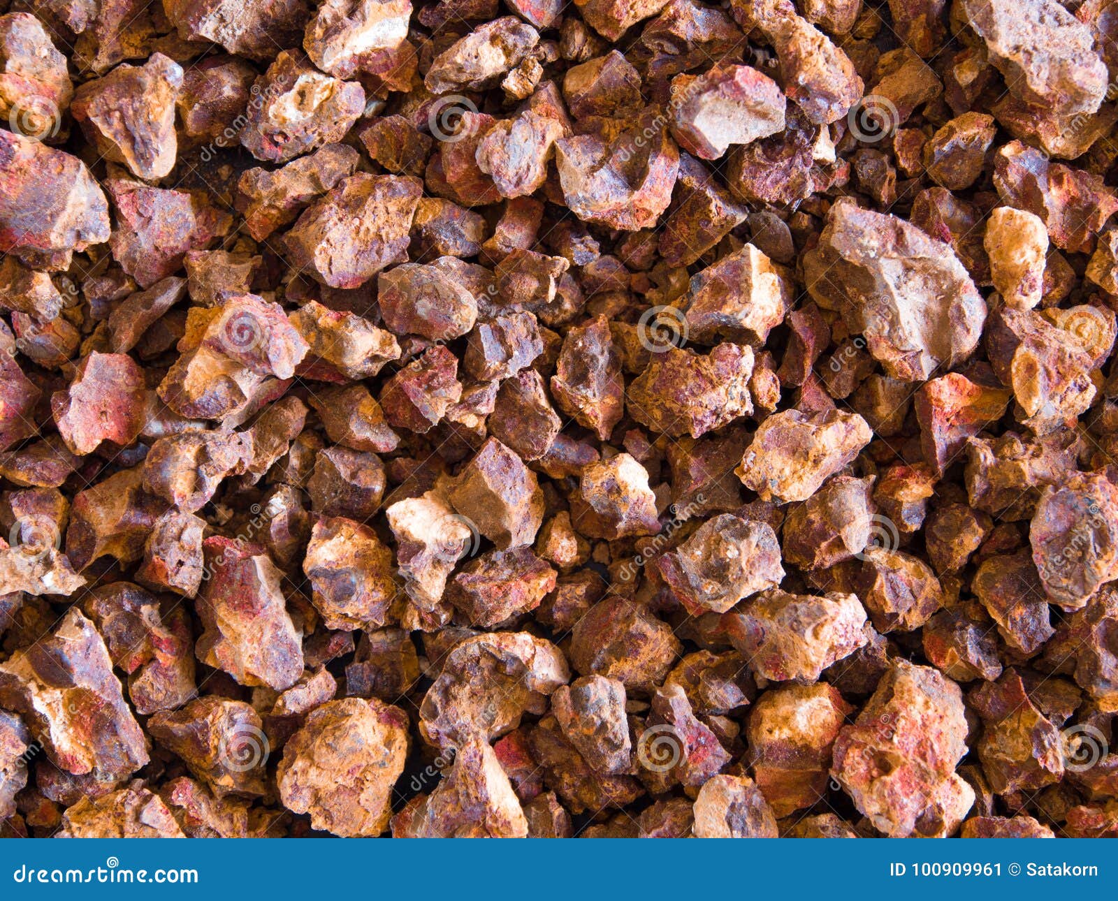 Gravel Texture of Broken Laterite Stone Stock Image - Image of color ...