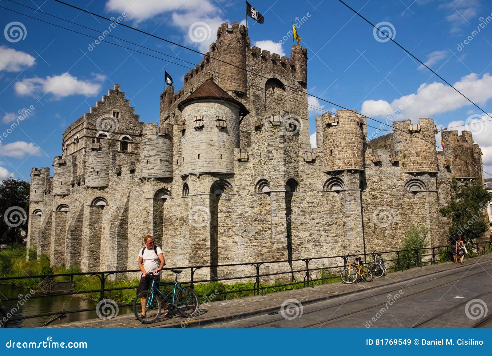 Gravensteen. Castle of the Counts. Ghent. Belgium Editorial Stock Image ...