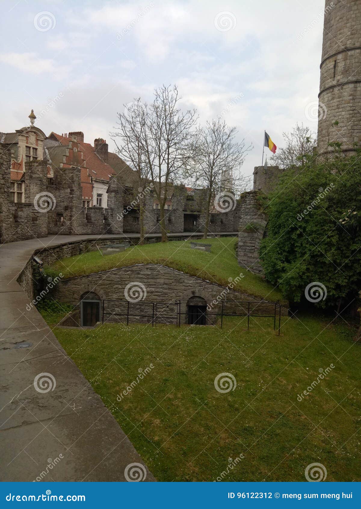 Gravensteen stock photo. Image of gravensteen, inside - 96122312