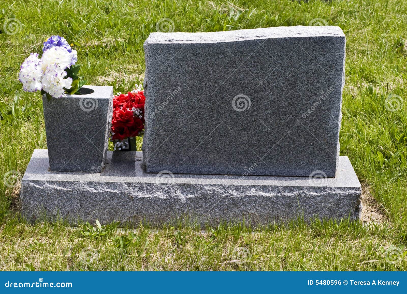 Gravestone stock photo. Image of flowers, bereavement - 5480596