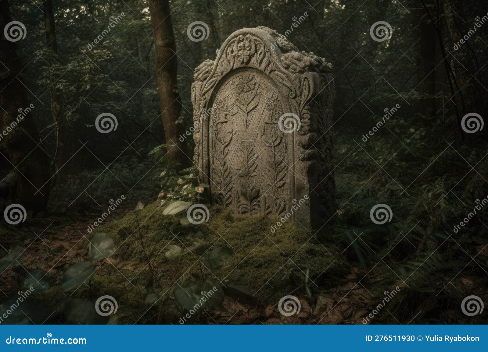 A Burial In The Forest Royalty-Free Stock Photography | CartoonDealer ...