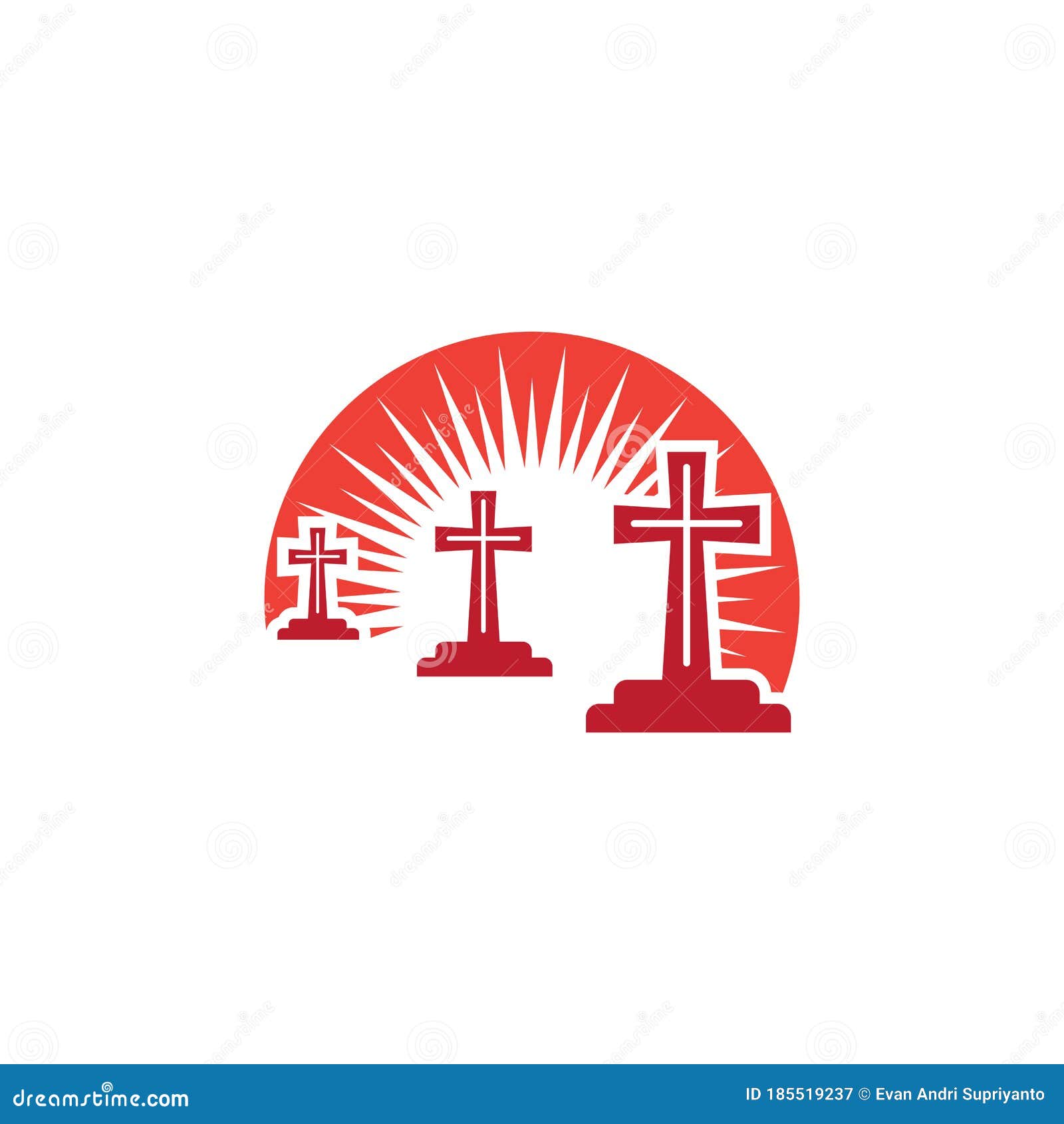 Gravestone Logo Template Vector Symbol Stock Vector - Illustration of ...