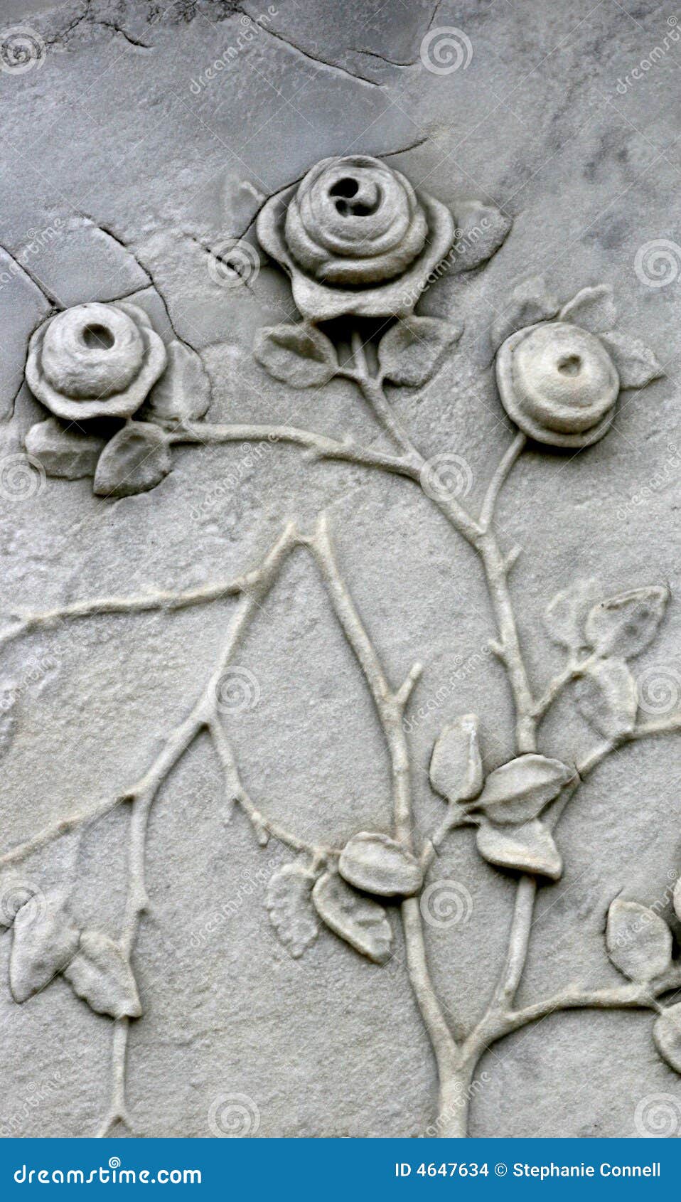 Gravestone Roses stock photo. Image of deteriorating, carved - 4647634